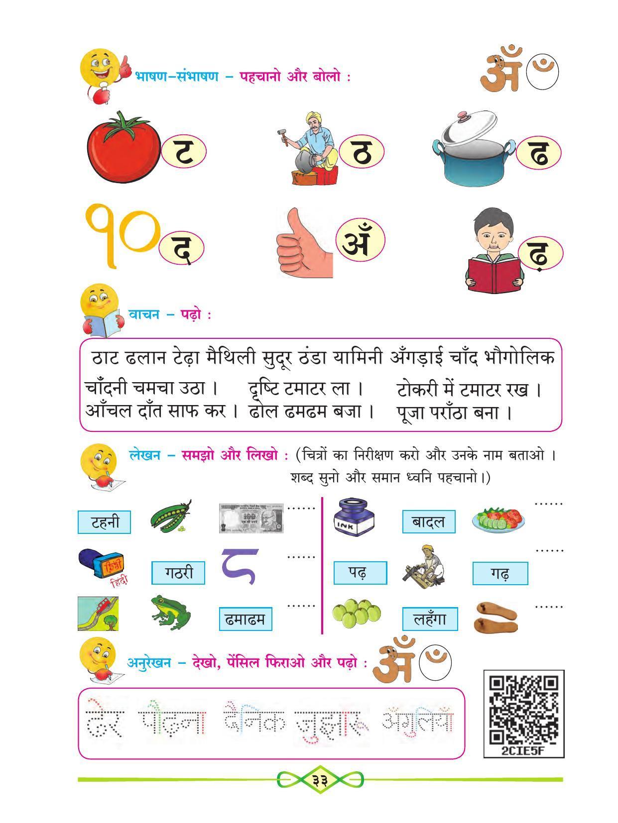 Maharashtra Board Class 1 Hindi Textbook - IndCareer Schools