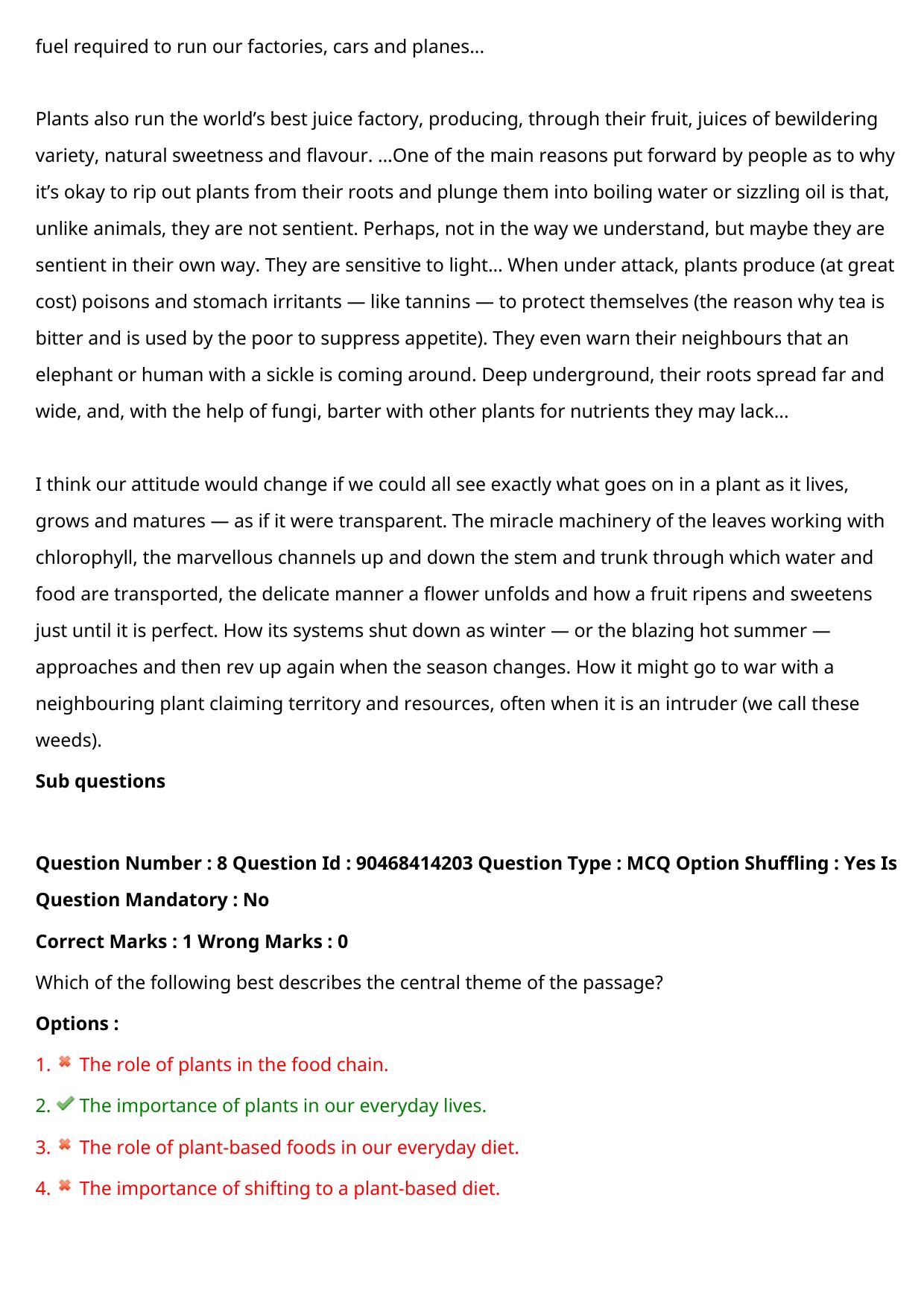 NMIMS CET 2021 Question Paper - IndCareer Docs