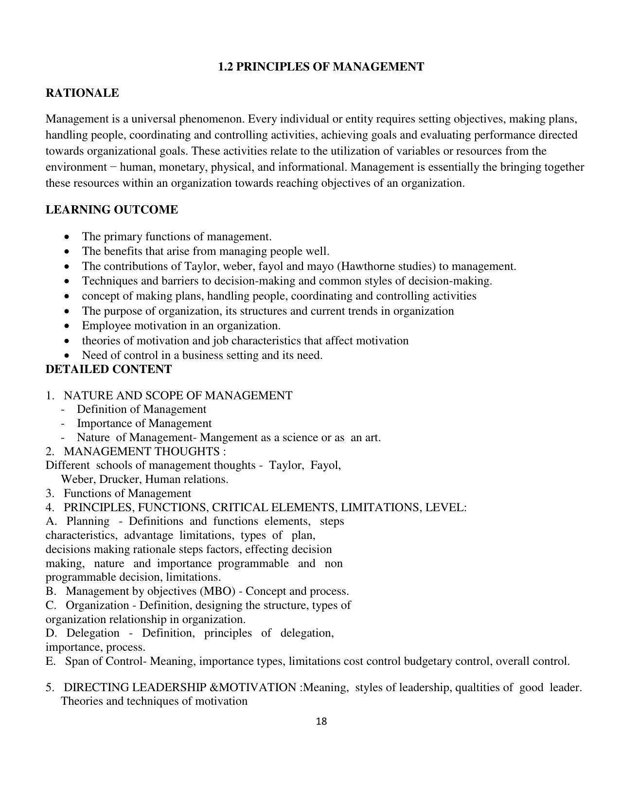 SYLLABUS FOR FIRST SEMESTER SESSION (2020-2021) - TWO SEMESTER POST ...