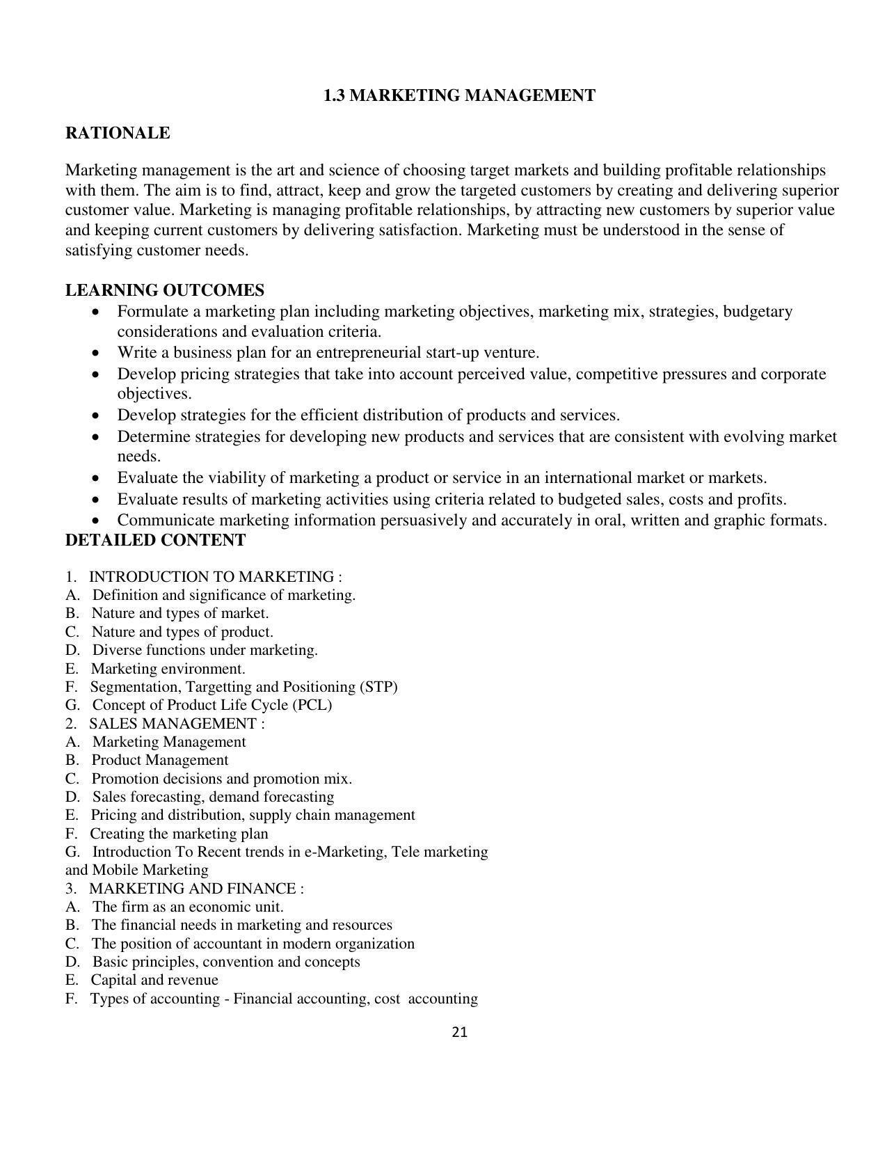 SYLLABUS FOR FIRST SEMESTER SESSION (2020-2021) - TWO SEMESTER POST ...