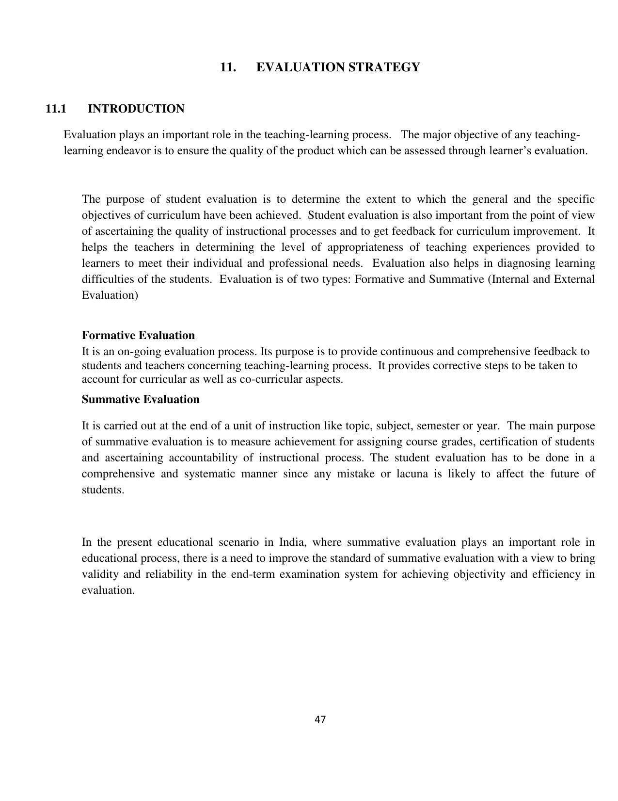 SYLLABUS FOR FIRST SEMESTER SESSION (2020-2021) - TWO SEMESTER POST ...