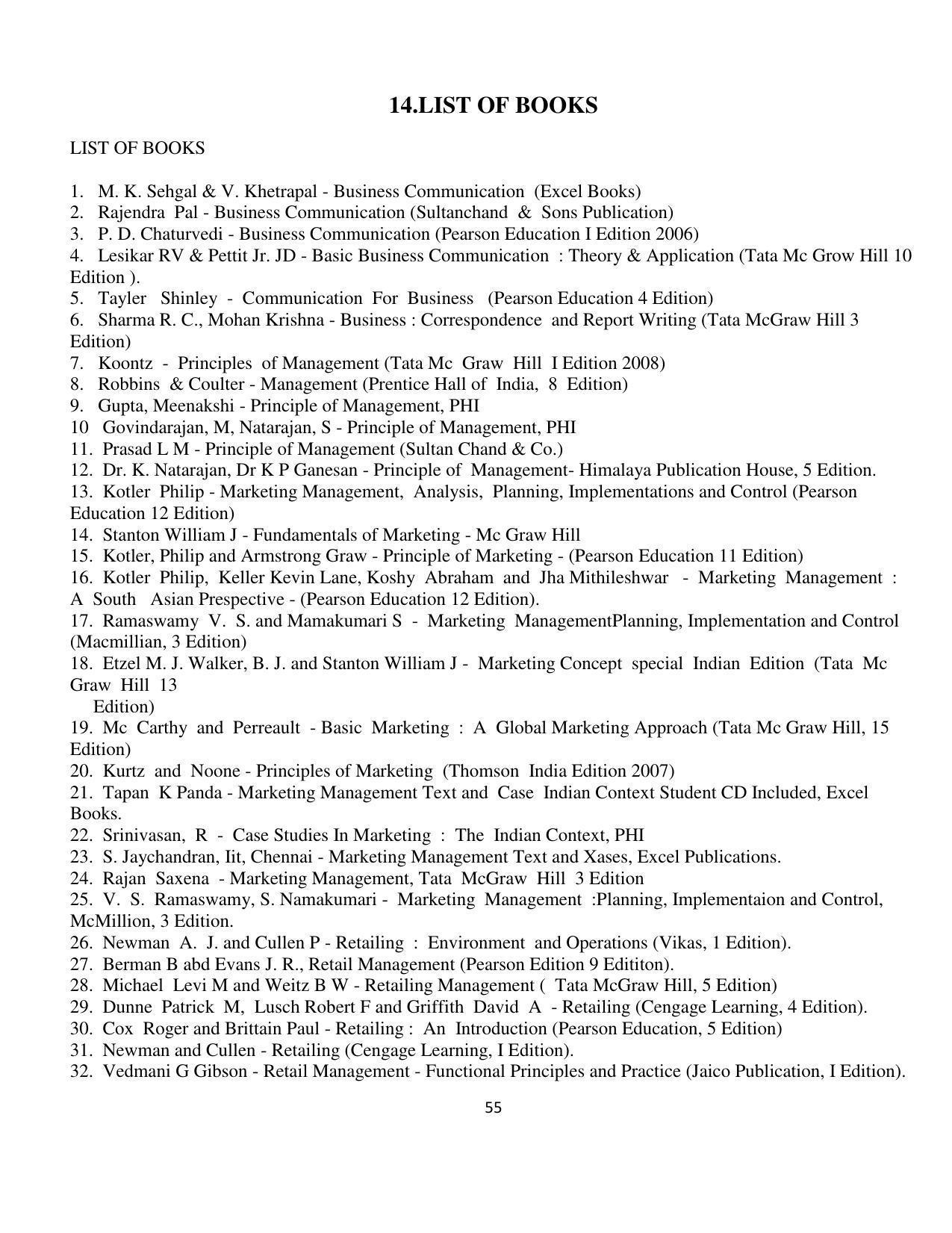 SYLLABUS FOR FIRST SEMESTER SESSION (2020-2021) - TWO SEMESTER POST ...