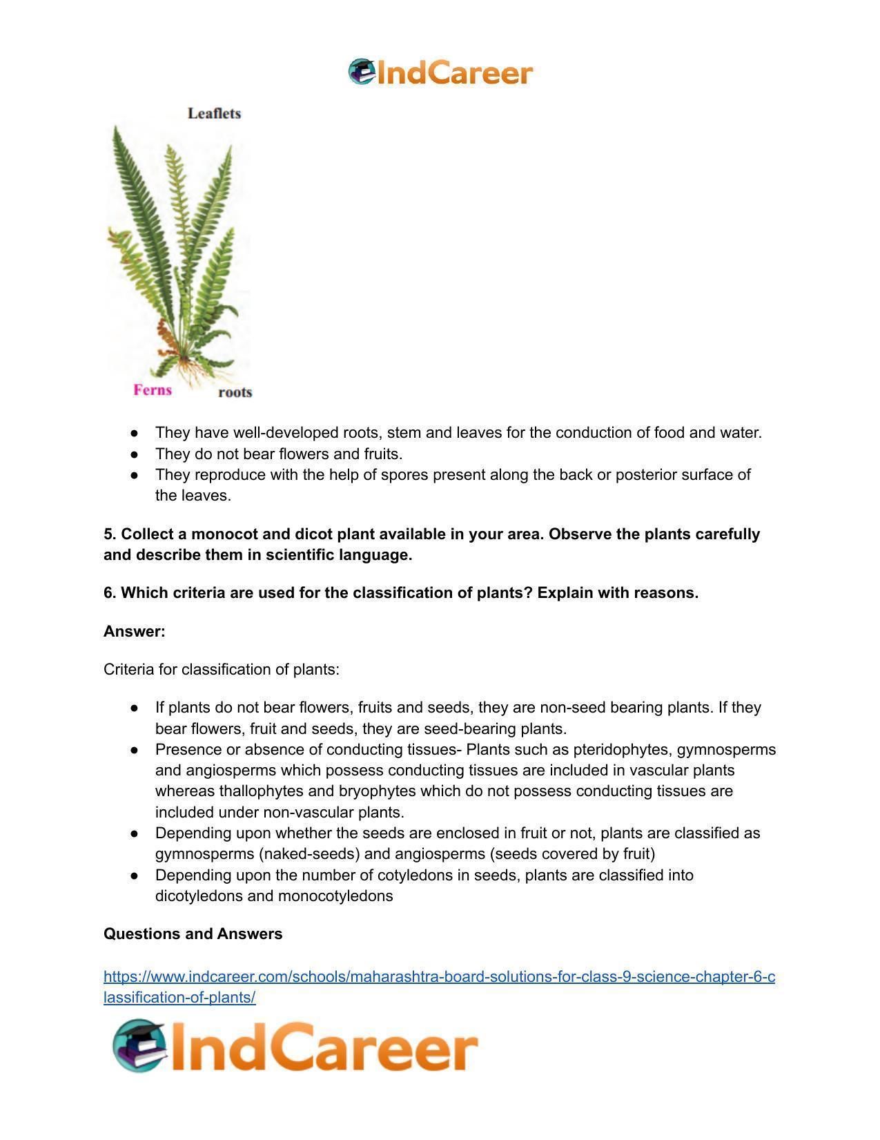 Maharashtra Board Solutions for Class 9- Science: Chapter 6 ...