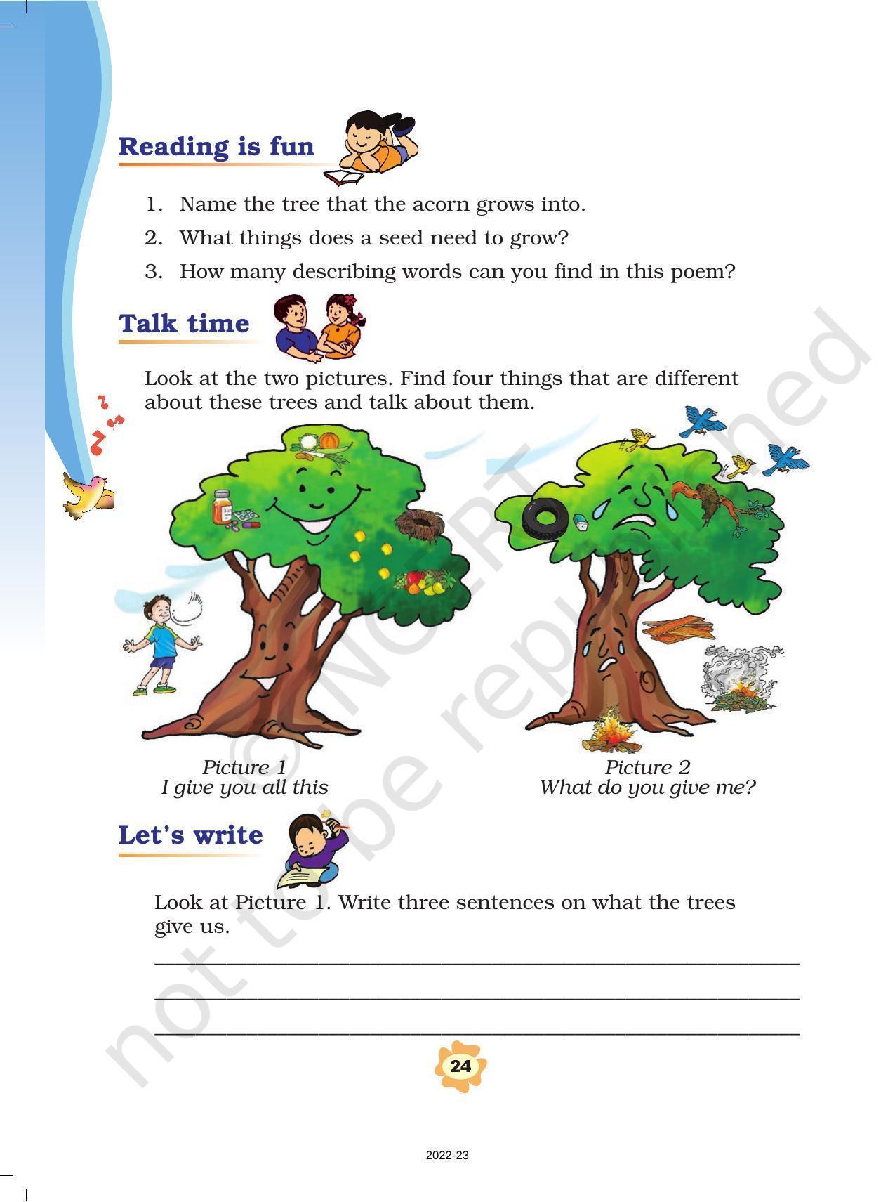 NCERT Book for Class 3 English: Unit III.2-The Enormous Turnip ...