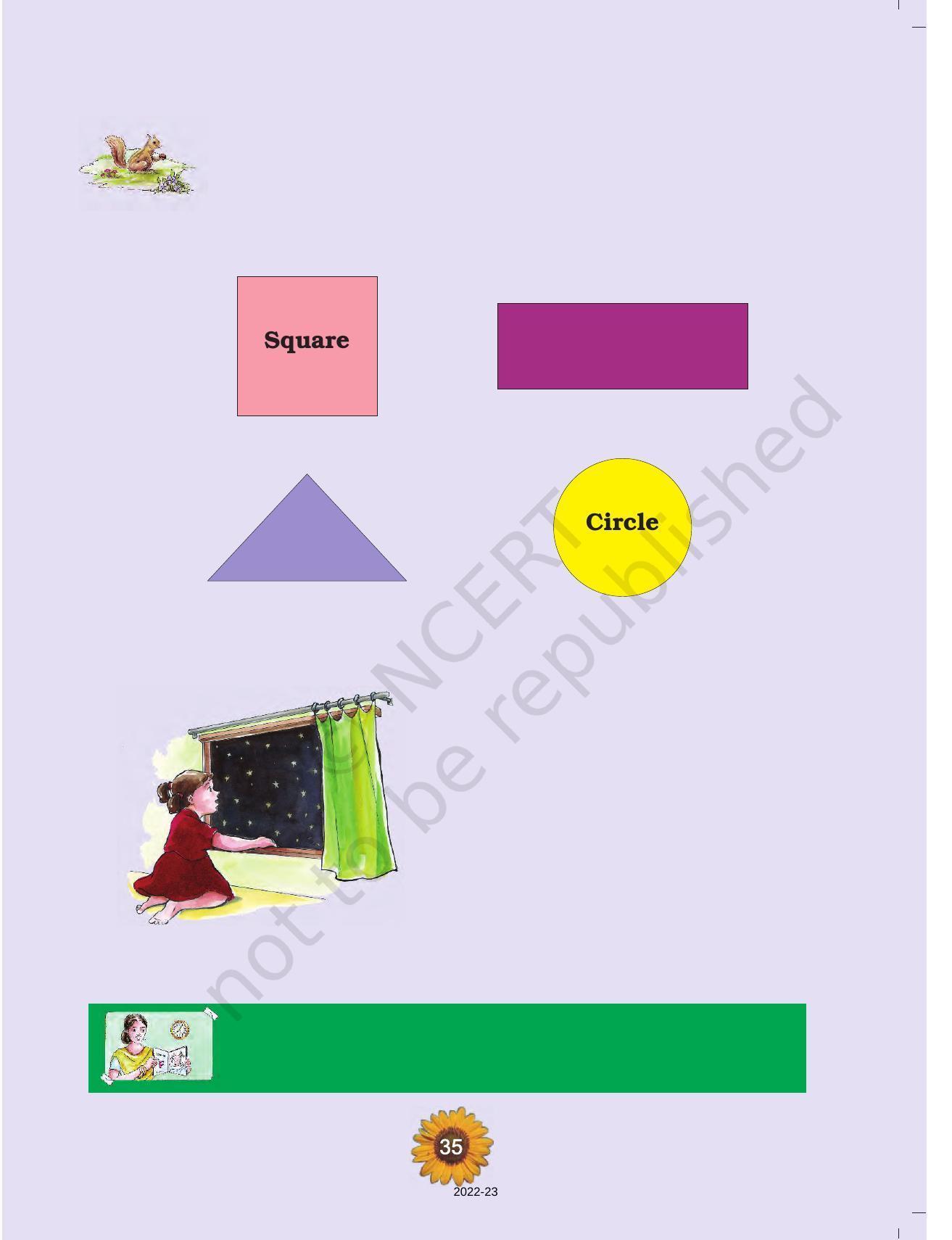 Ncert Book For Class 1 English Raindrop Unit 11 Shapes Indcareer