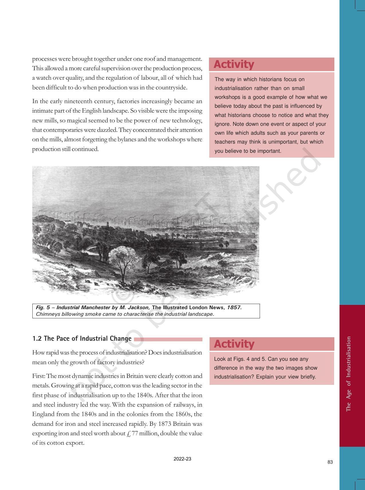 Ncert Book For Class 10 History Chapter 4 The Age Of Industrialisation