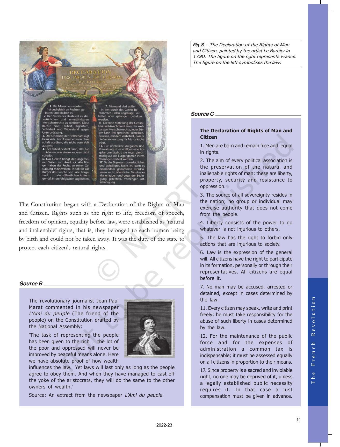 NCERT Book for Class 9 History Chapter 1 The French Revolution