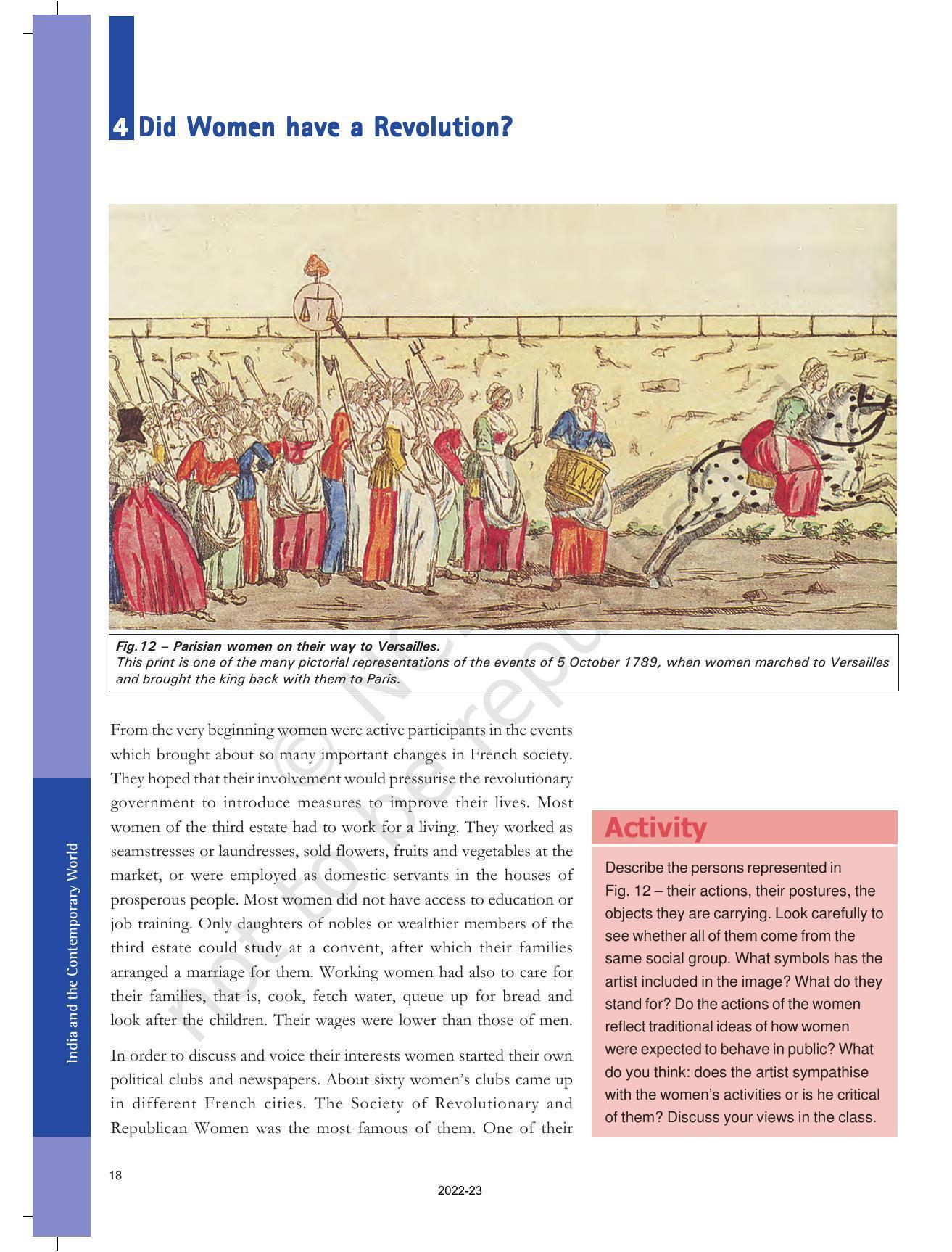 NCERT Book for Class 9 History Chapter 1 The French Revolution