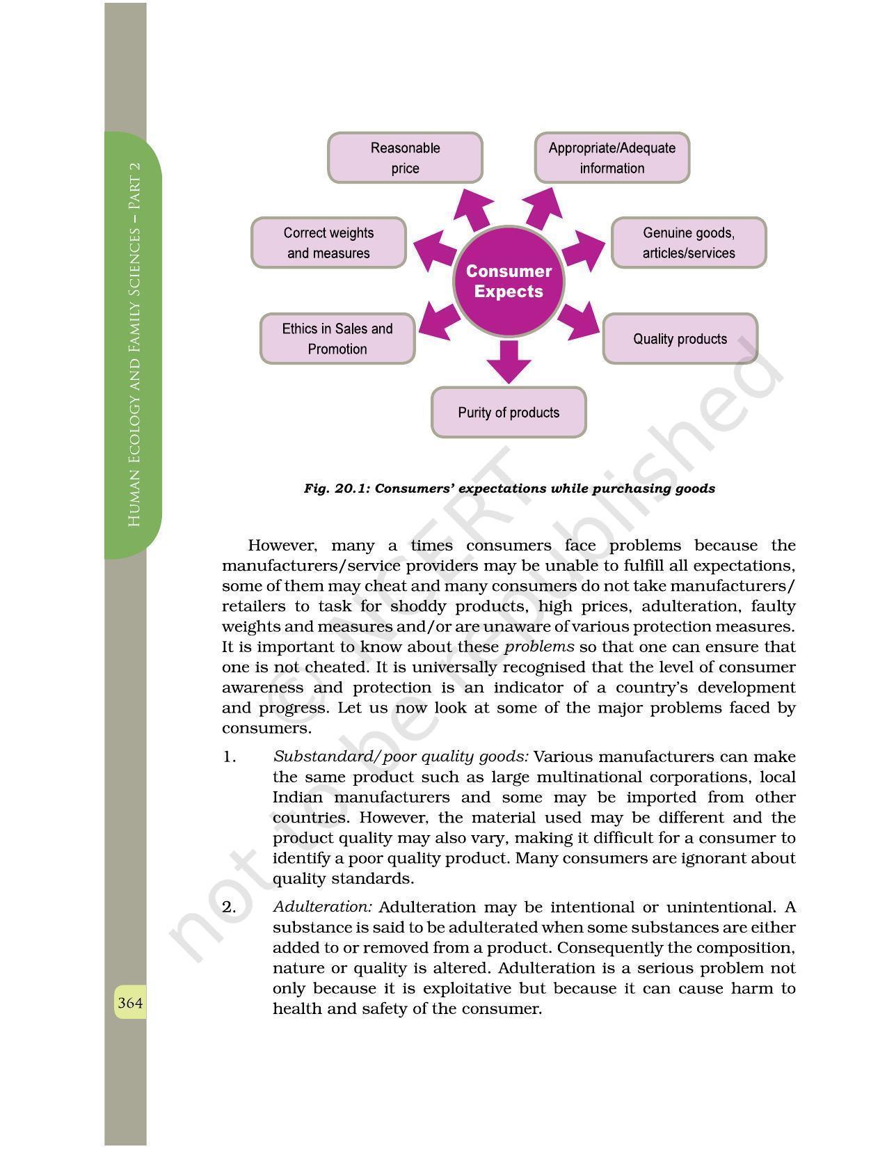 NCERT Book for Class 12 Home Science Chapter 20 Consumer