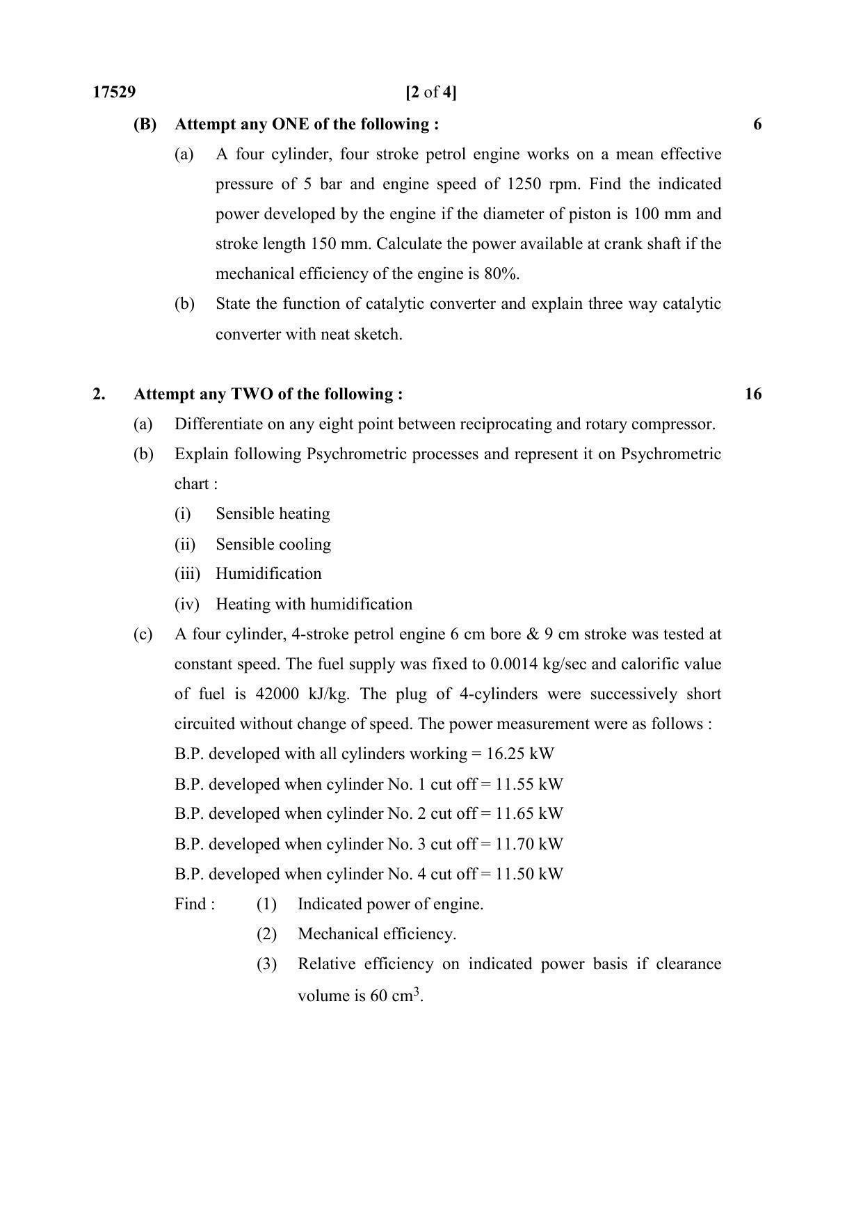 MSBTE Summer Question Paper 2019 - Power Engineering - IndCareer Docs