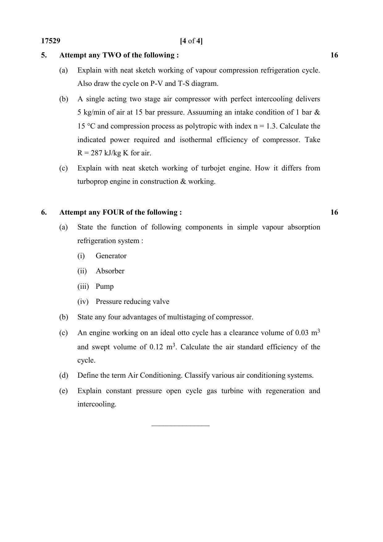 MSBTE Summer Question Paper 2019 - Power Engineering - IndCareer Docs