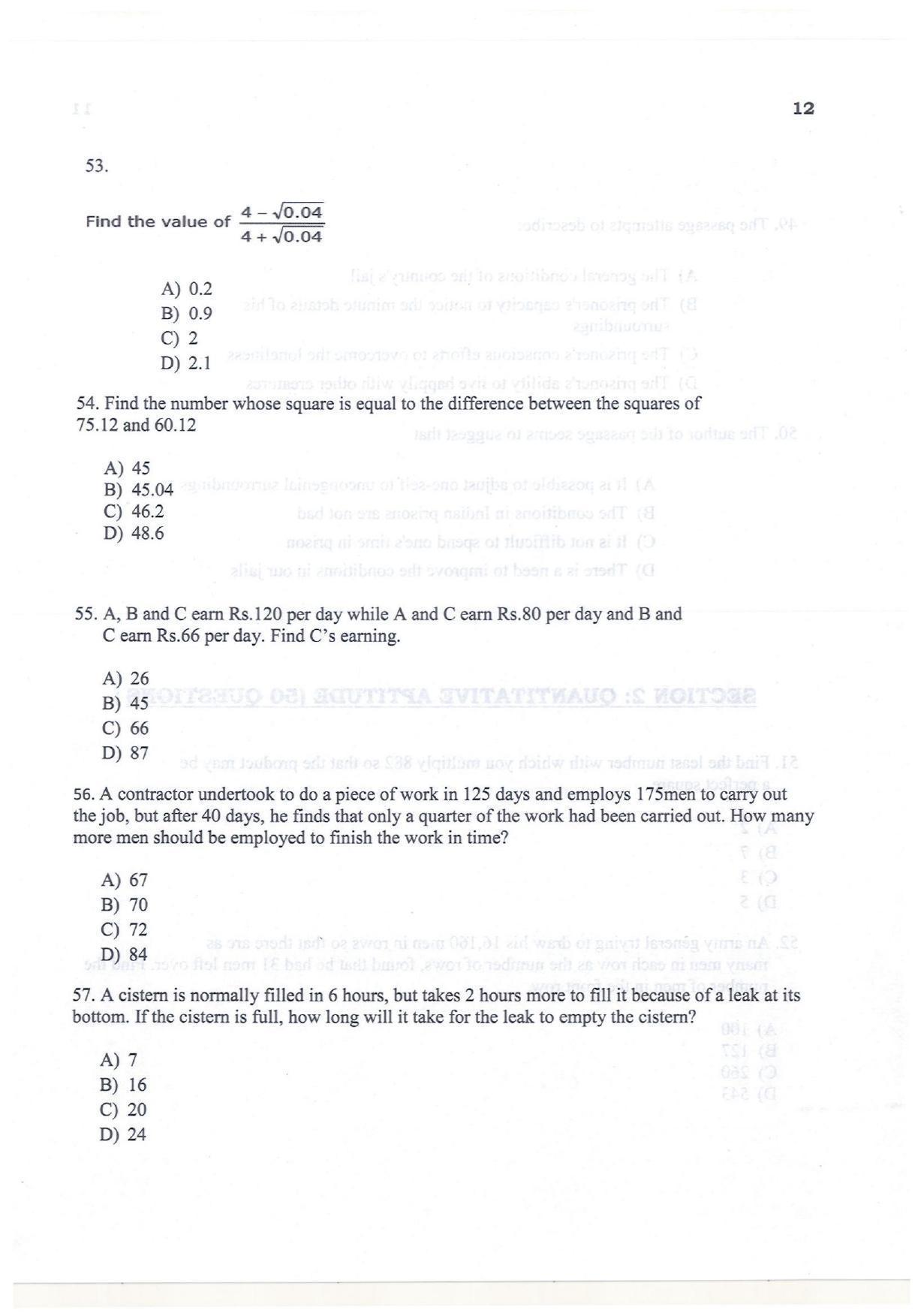 KMAT Question Papers - April 2018 - IndCareer Docs
