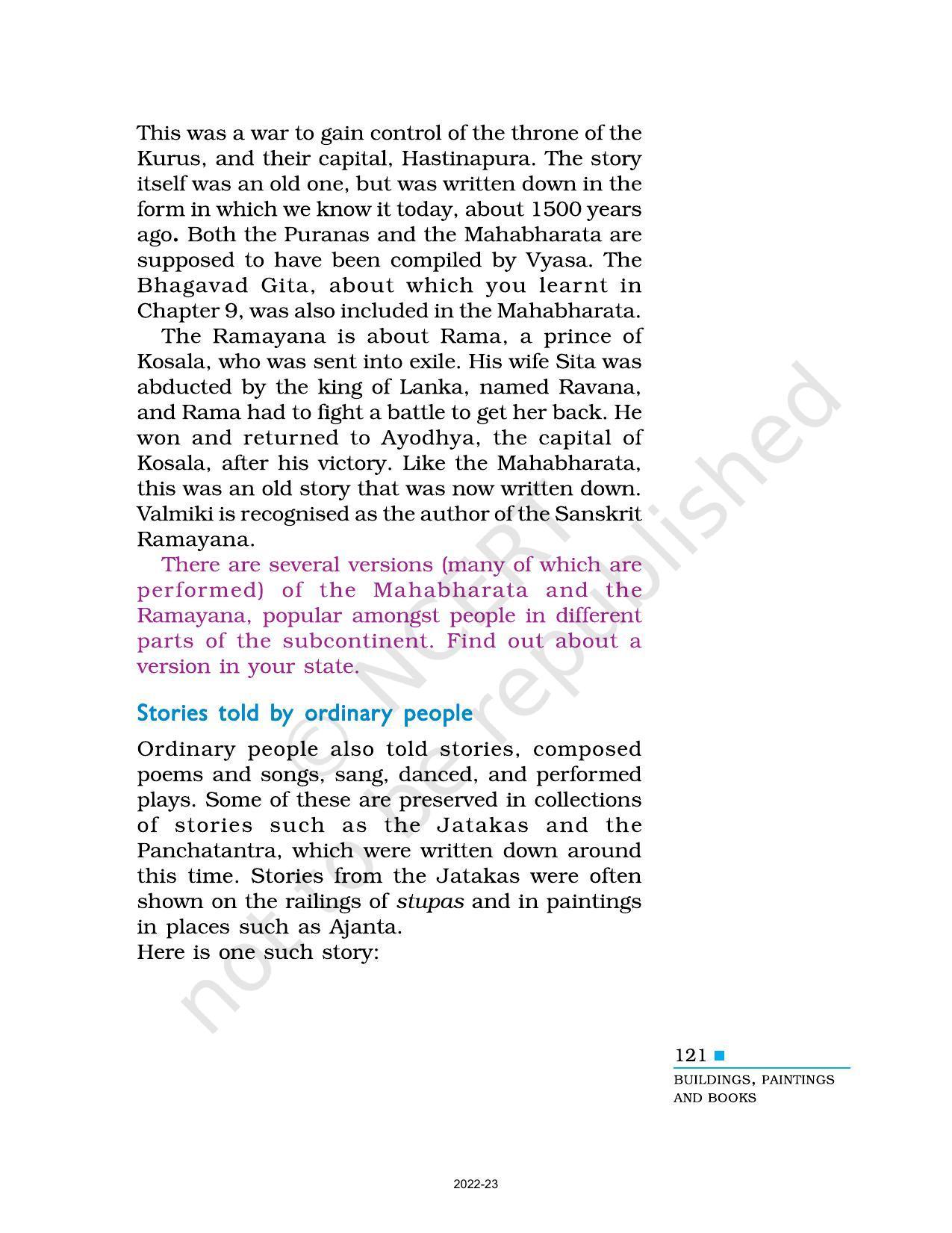 NCERT Book For Class 6 Social Science History Chapter 11 Buildings NCERT Book For Class 6 Social Science History Chapter 11 Buildings