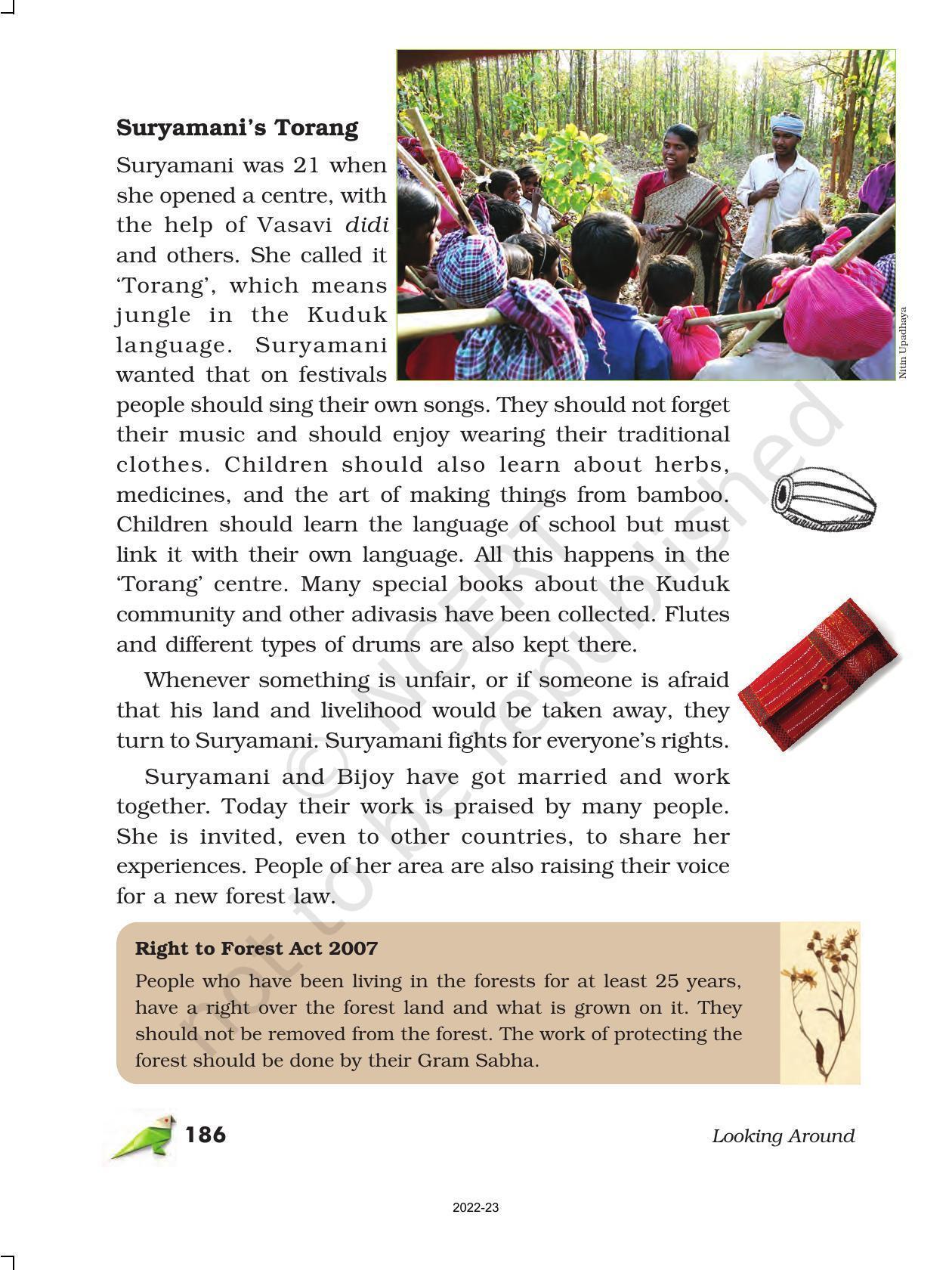 NCERT Book for Class 5 EVS Chapter 20 Whose Forests? - IndCareer Schools
