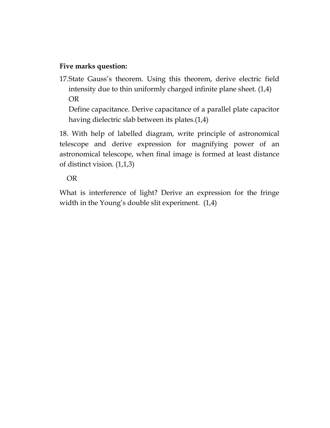 PSEB Class 12th Physics Paper 2025 [PDF] - Punjab Board 12th Physics ...