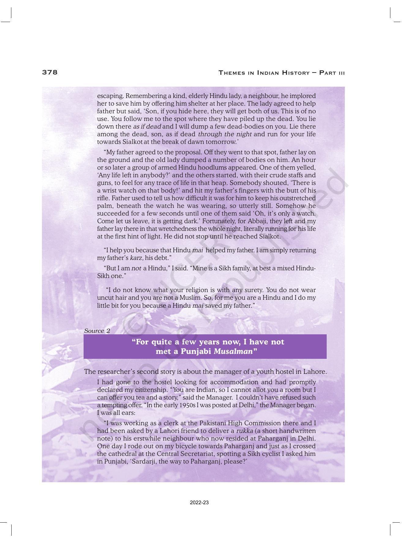 NCERT Book for Class 12 History Chapter 14 Understanding