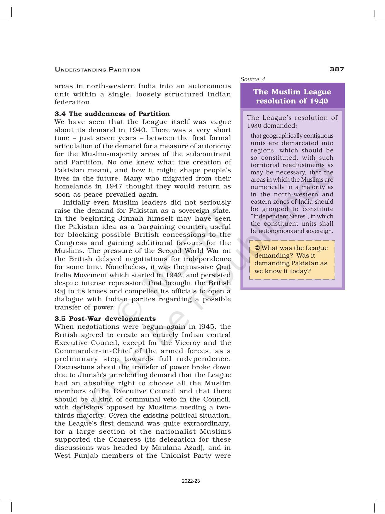 NCERT Book for Class 12 History Chapter 14 Understanding