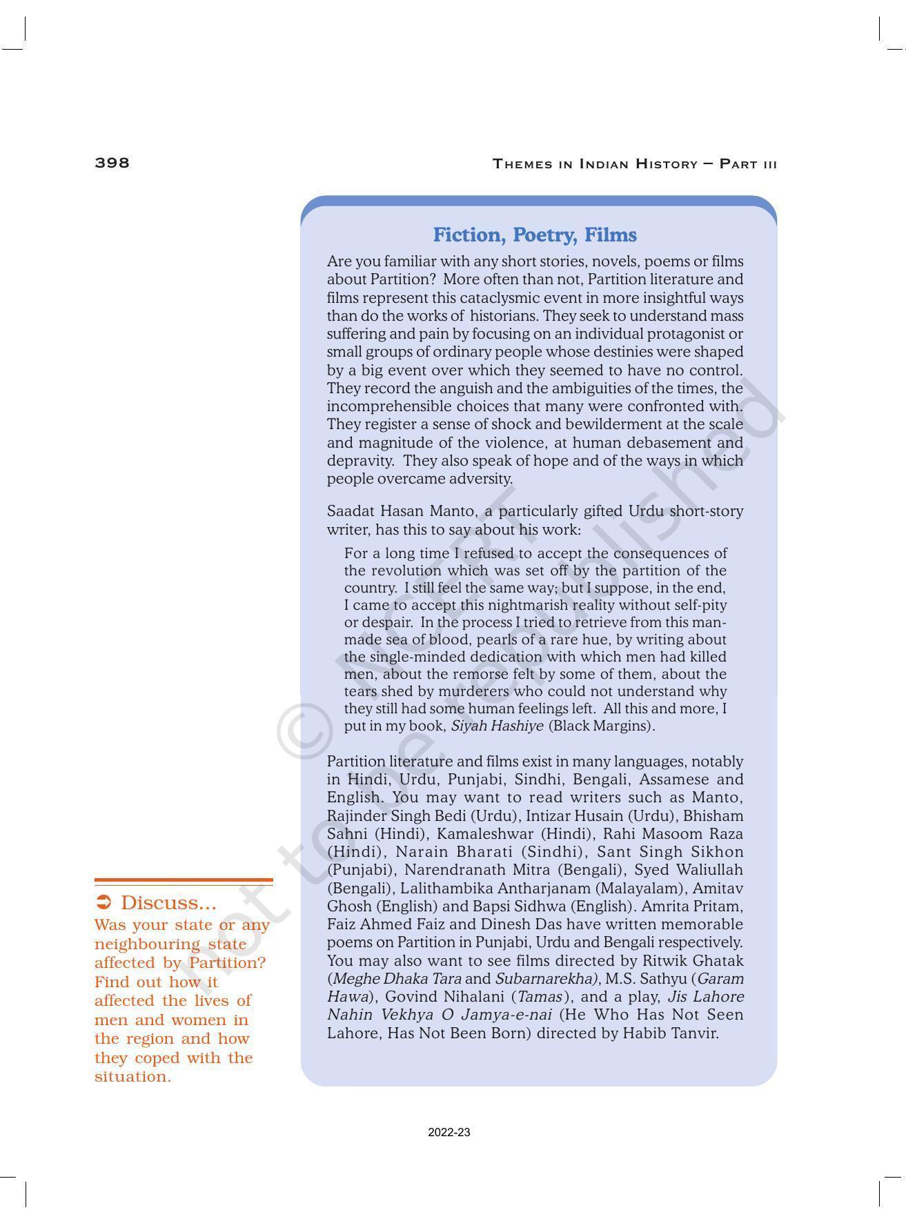 NCERT Book for Class 12 History Chapter 14 Understanding