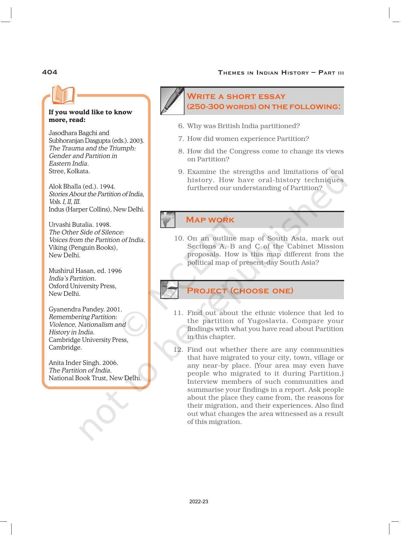 NCERT Book for Class 12 History Chapter 14 Understanding