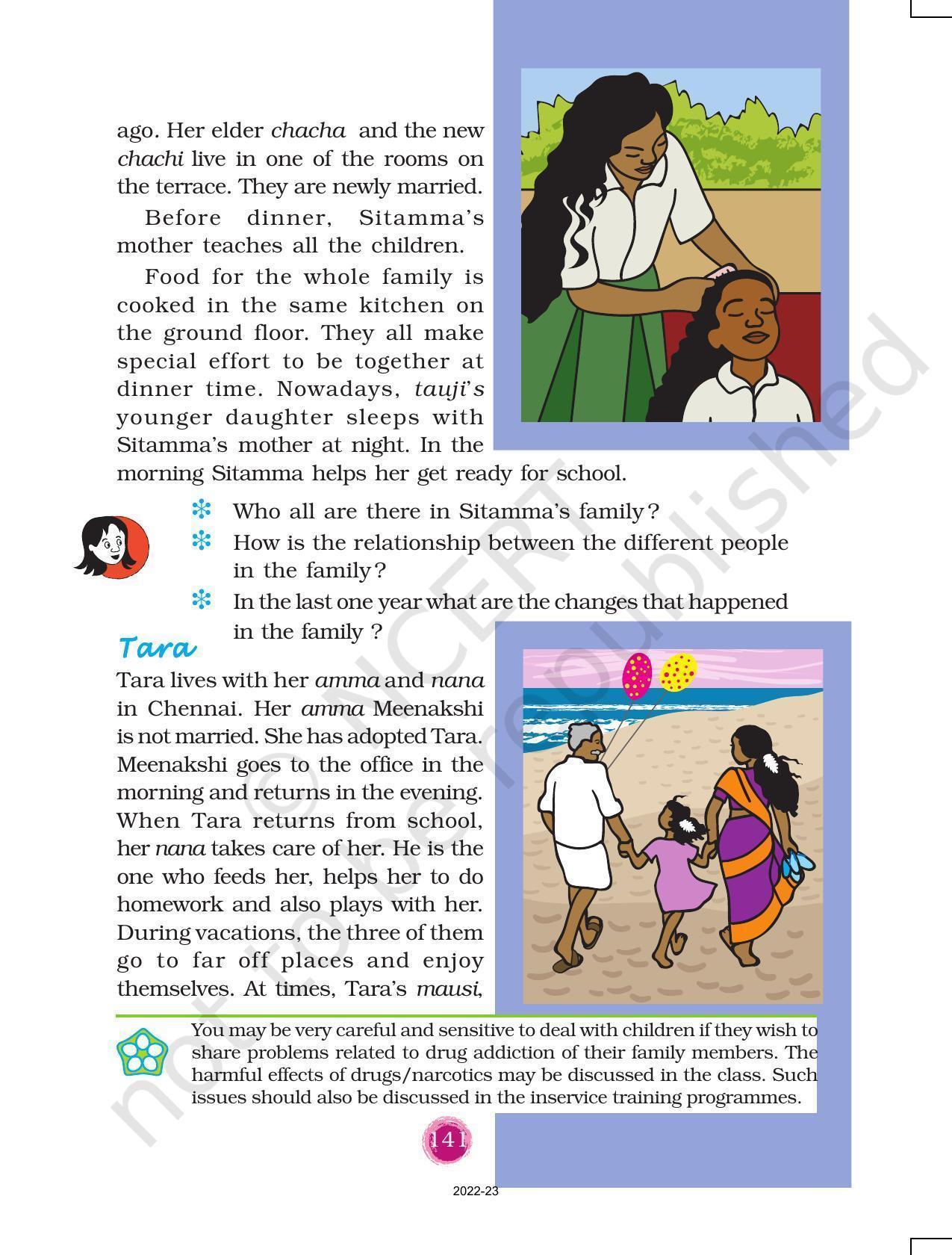 NCERT Book for Class 3 EVS Chapter 21-Families can be Different ...