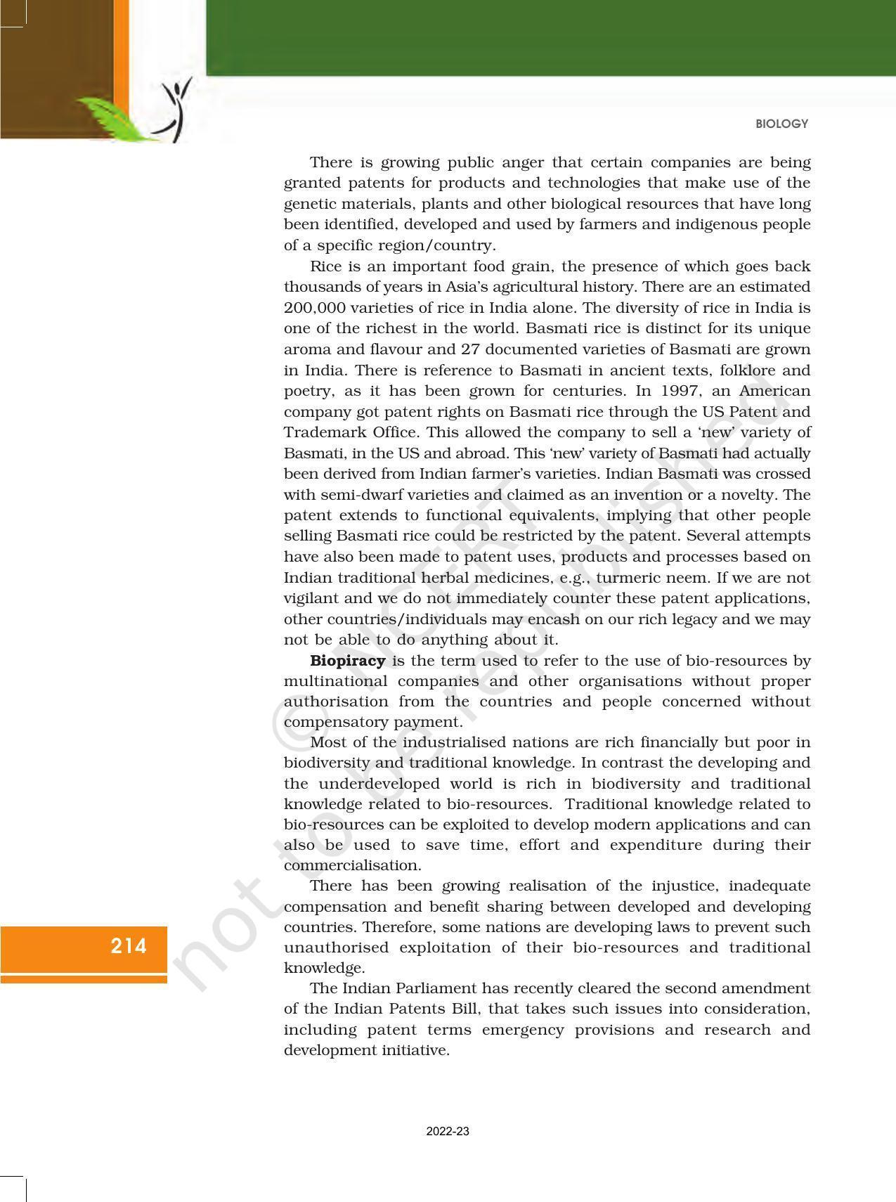 NCERT Book for Class 12 Biology Chapter 12 Biotechnology: and its ...