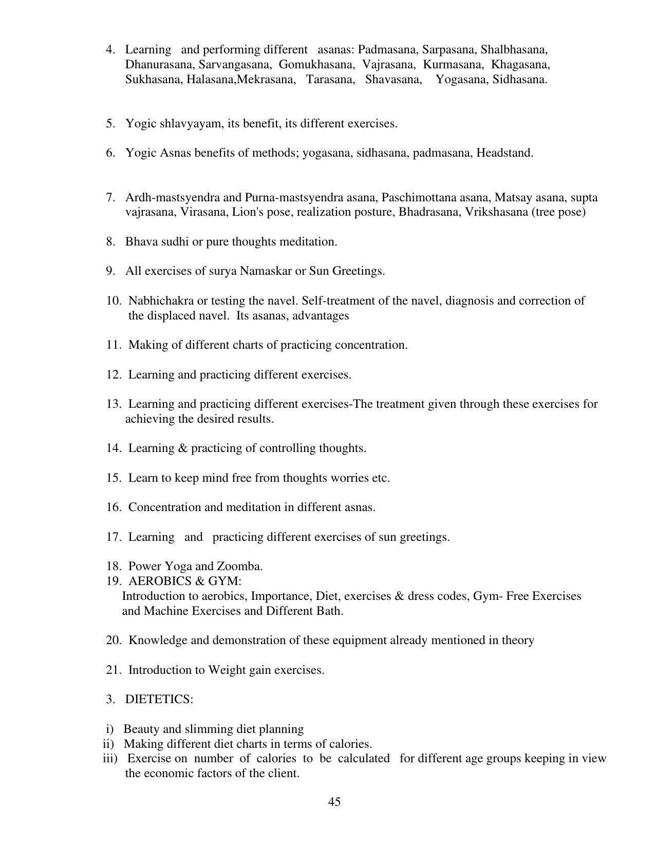 SYLLABUS FOR FIRST SEMESTER SESSION (2020-2021) - TWO SEMESTER POST ...