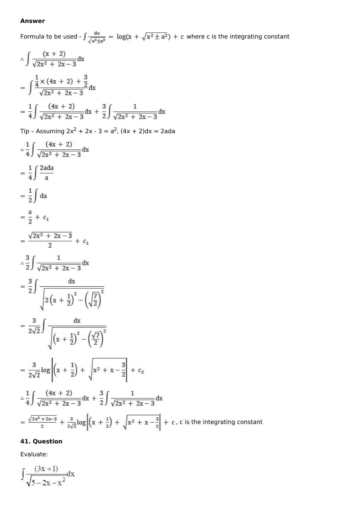 RS Aggarwal Solutions for 12th Class Maths Chapter 14-Some Special ...