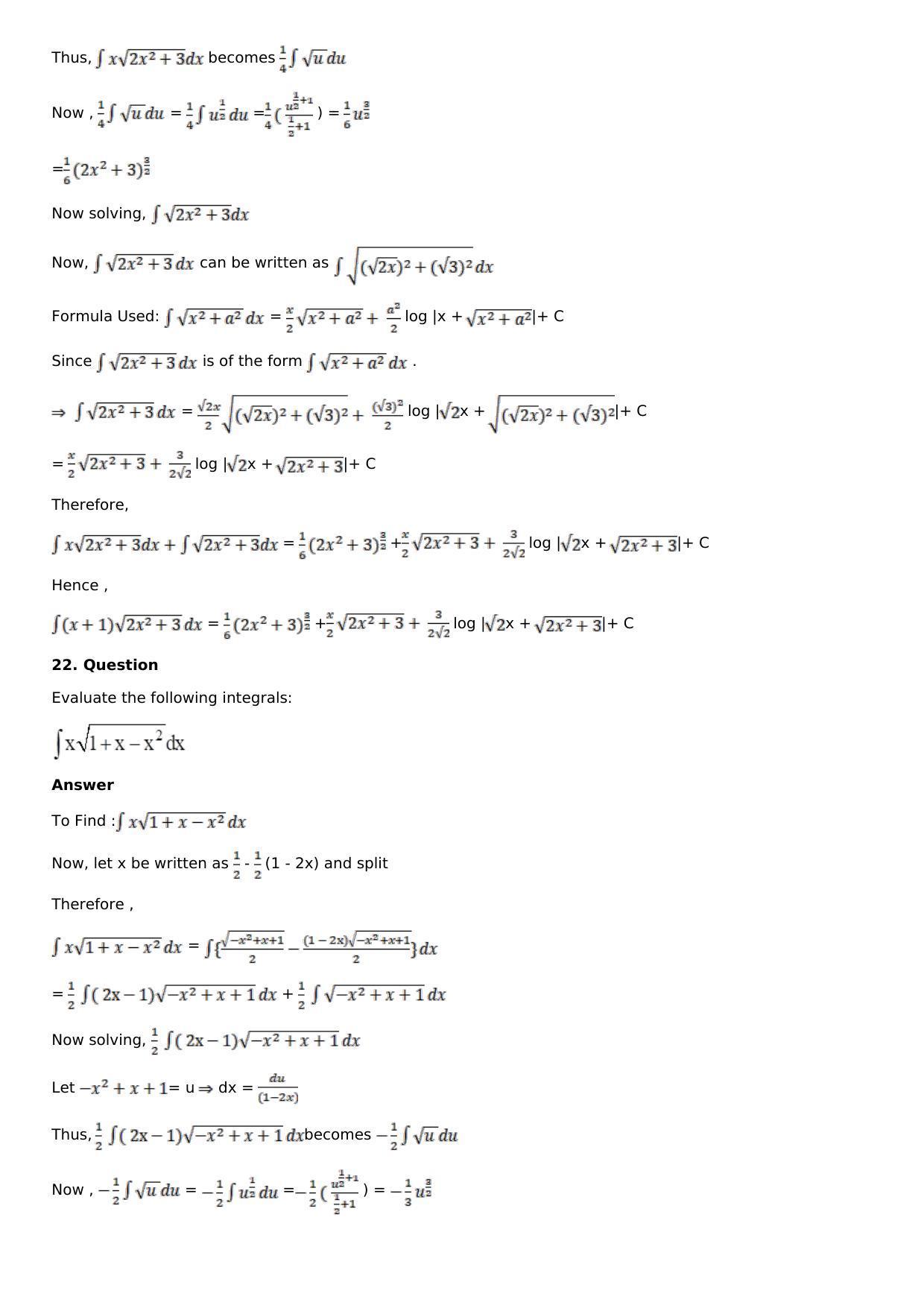 RS Aggarwal Solutions for 12th Class Maths Chapter 14-Some Special ...