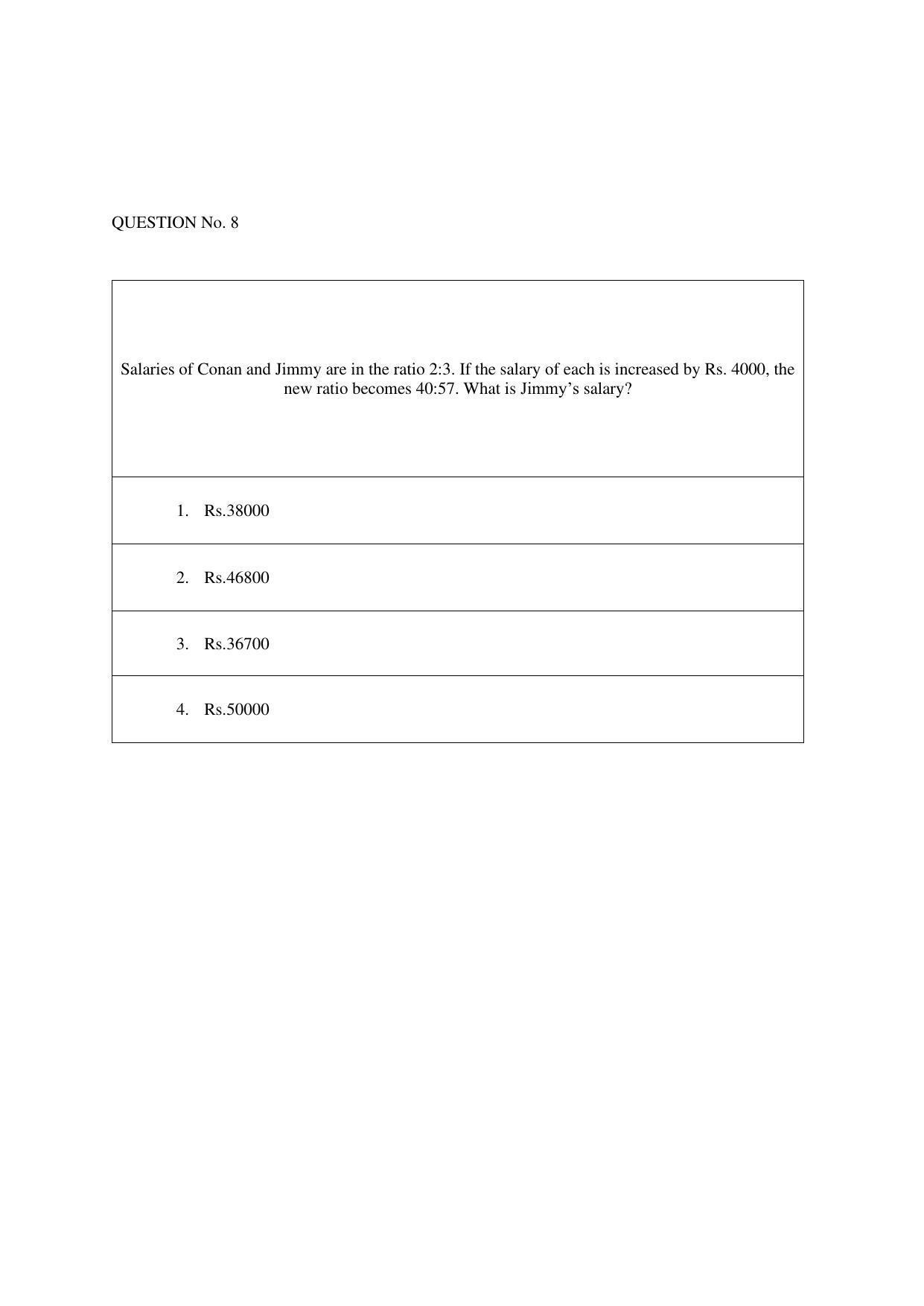 OJEE 2021 MBA Question Papers - IndCareer Docs