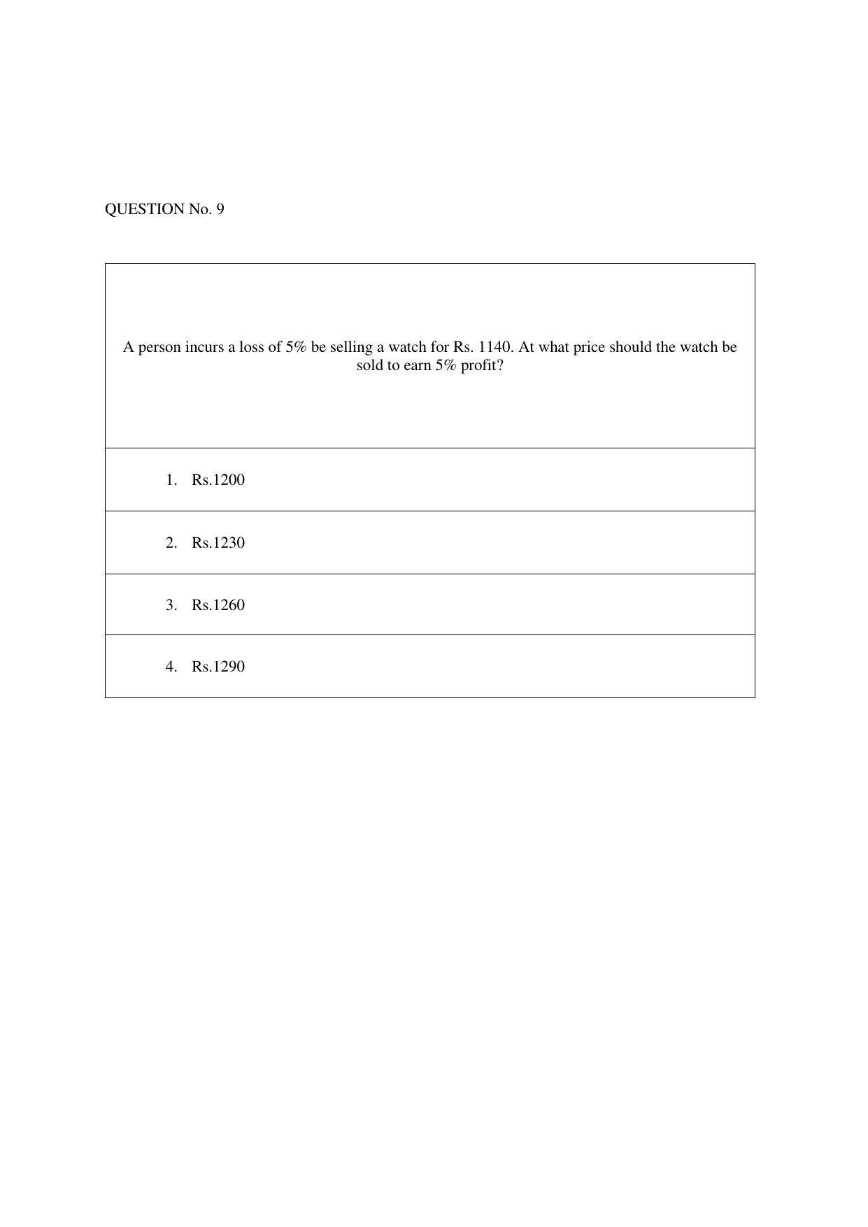 OJEE 2021 MBA Question Papers - IndCareer Docs