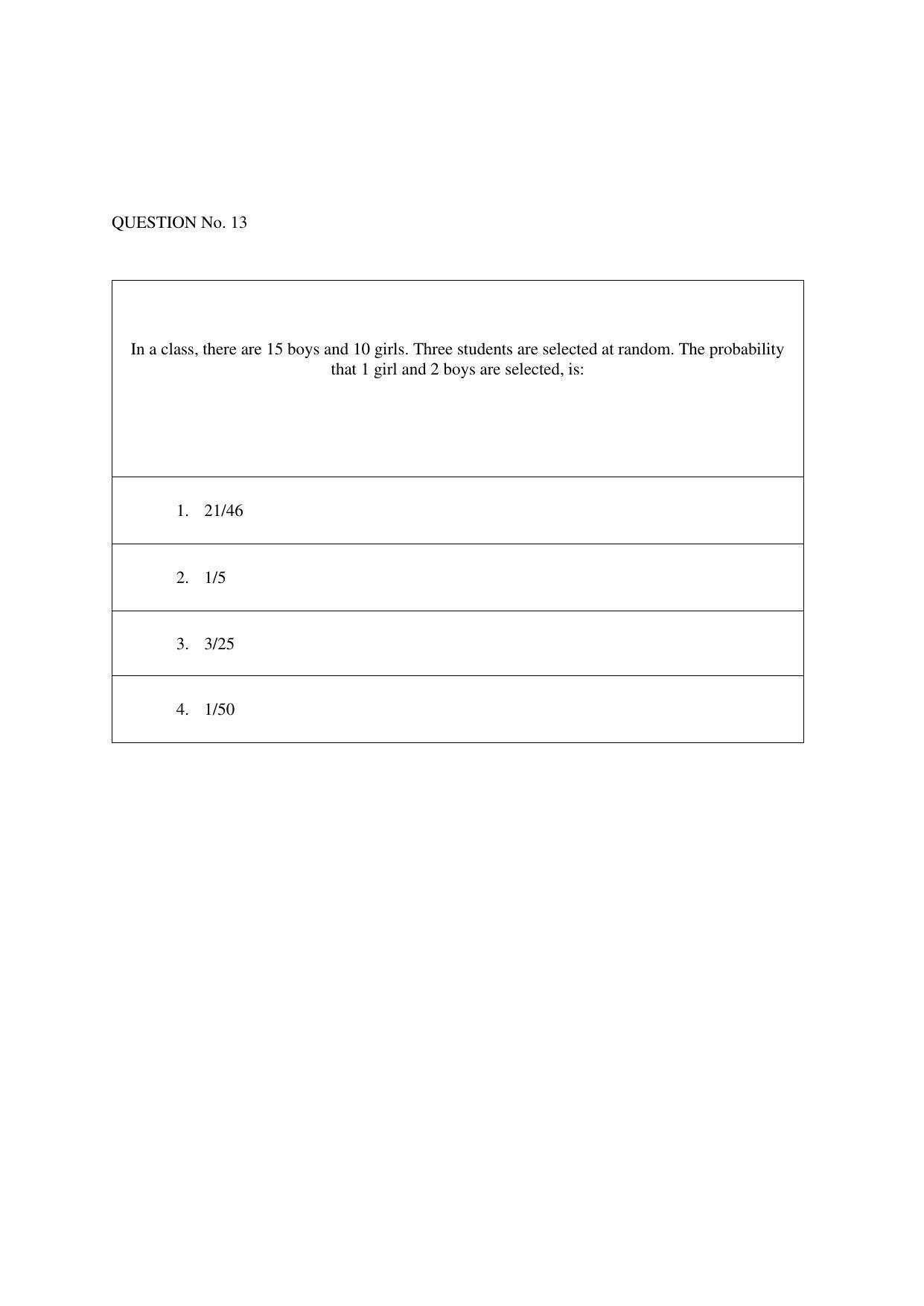 OJEE 2021 MBA Question Papers - IndCareer Docs