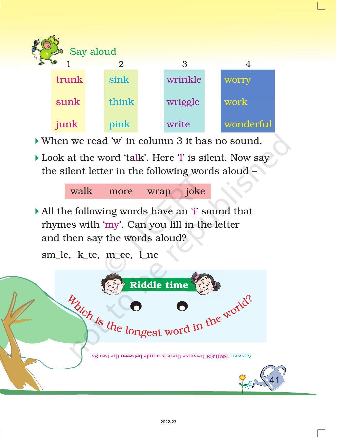 NCERT Book for Class 2 English (Marigold):Chapter 3-A Smile - IndCareer ...