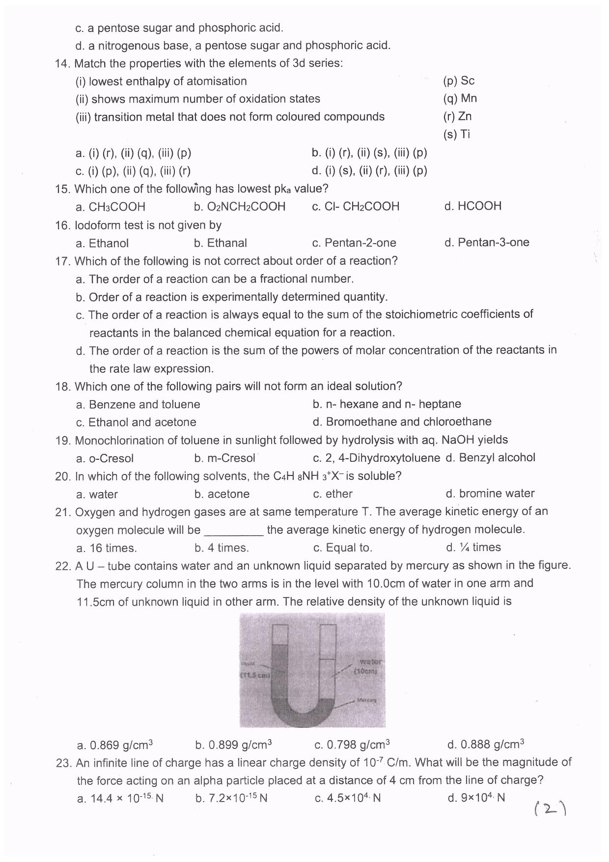 PPMET Question Papers 2024 - IndCareer Docs