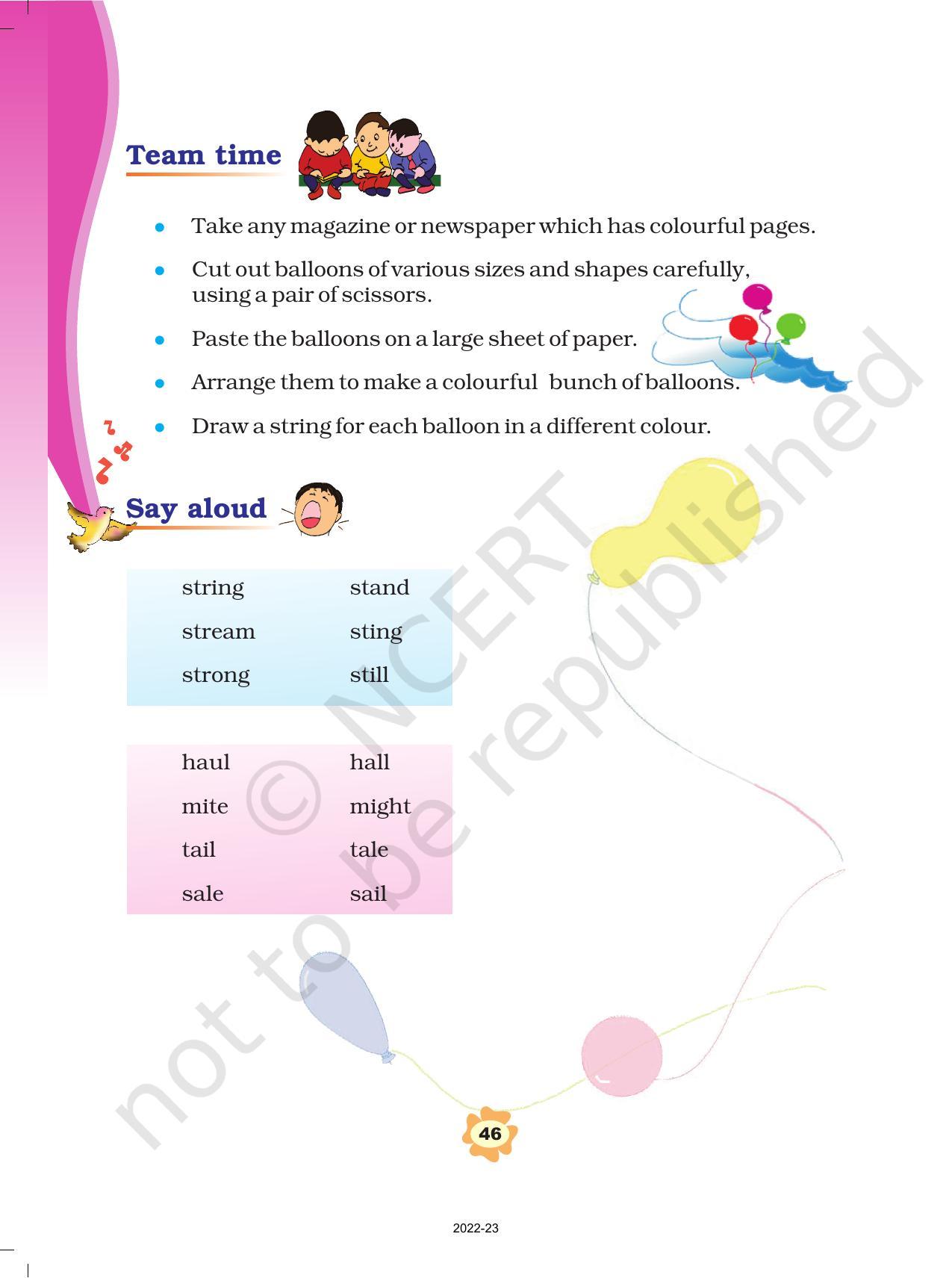 NCERT Book for Class 3 English: Unit V.1-The Balloon Man - IndCareer ...