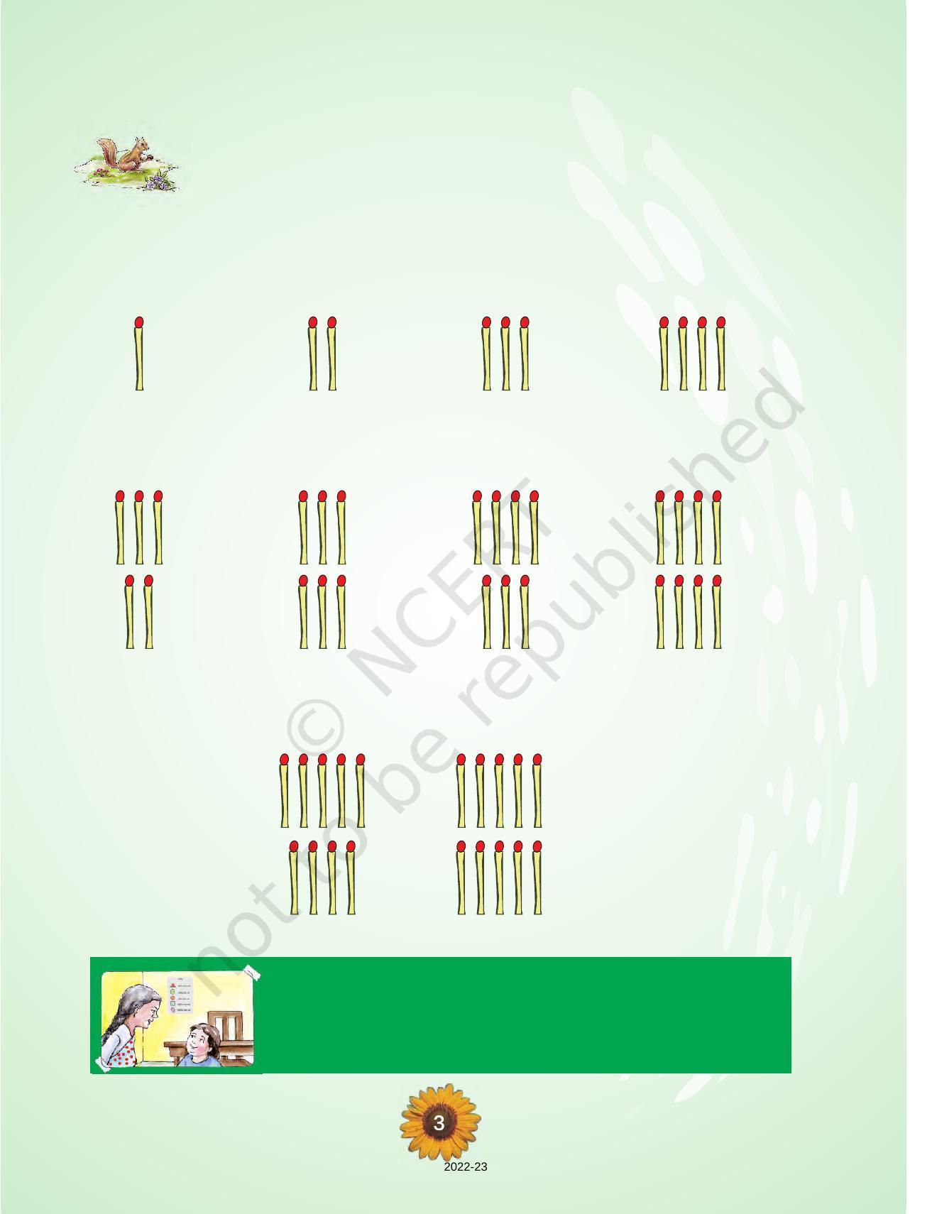 NCERT Book for Class 1 English (Raindrop):Unit 2-One, Two - IndCareer ...