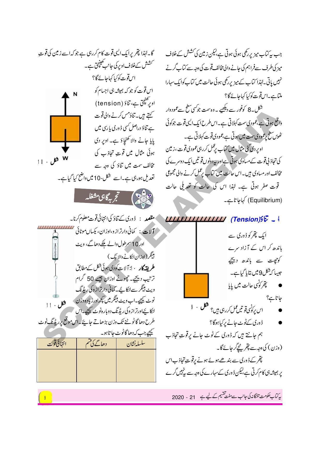 TS SCERT Class 8 Physical Science Path 1 and 2 (Urdu Medium) Text Book - IndCareer Docs
