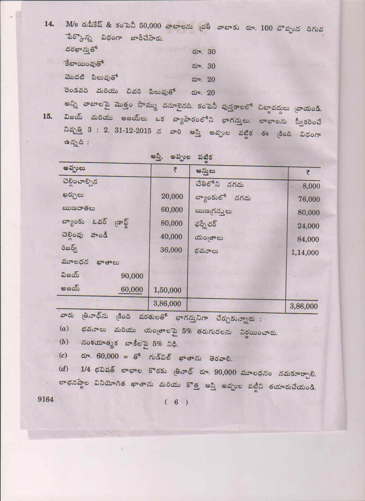 AP Inter 2nd Year Accountancy and Tally-II March-2019-Vocational ...