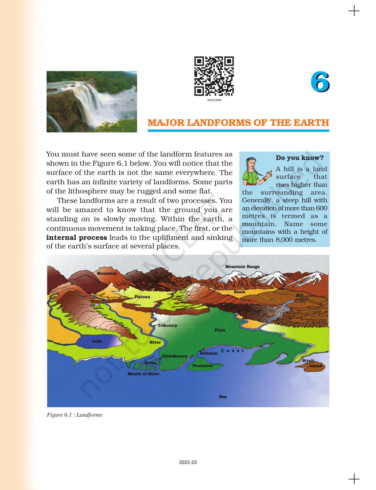 NCERT Book for Class 6 Social Science(Geography) : Chapter 6-Major ...