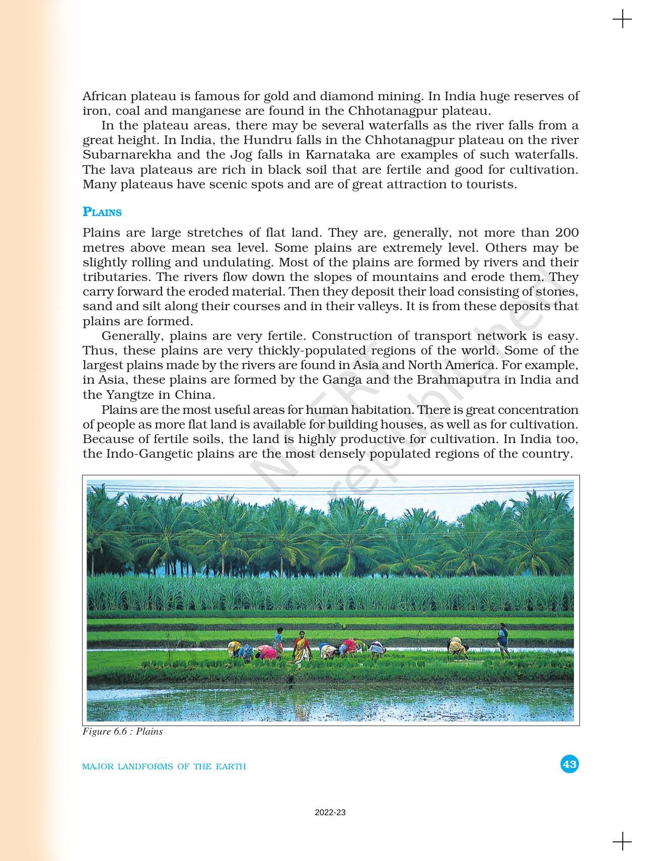 NCERT Book for Class 6 Social Science(Geography) : Chapter 6-Major ...
