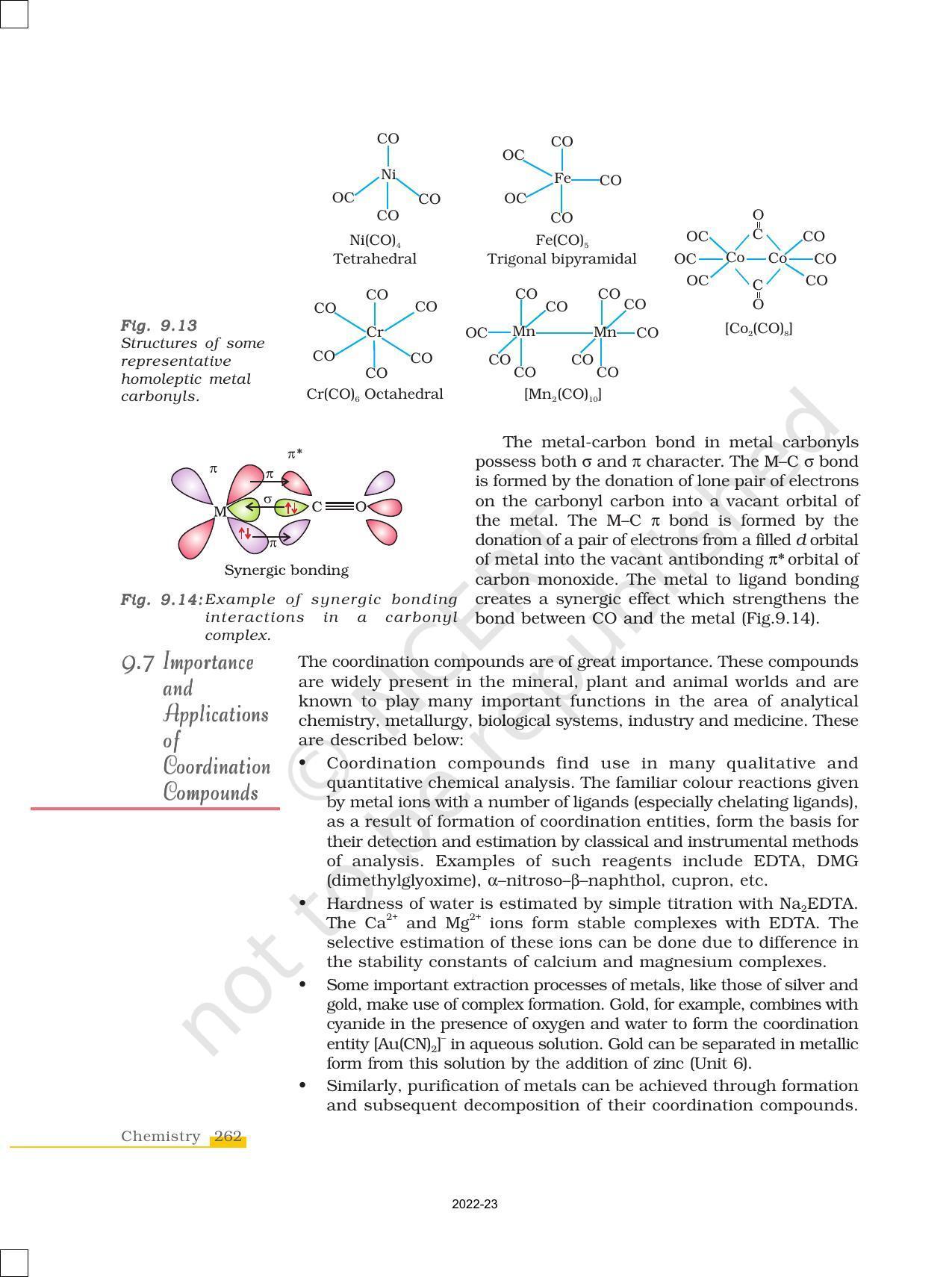 NCERT Book for Class 12 Chemistry Chapter 9 Coordination Compounds ...