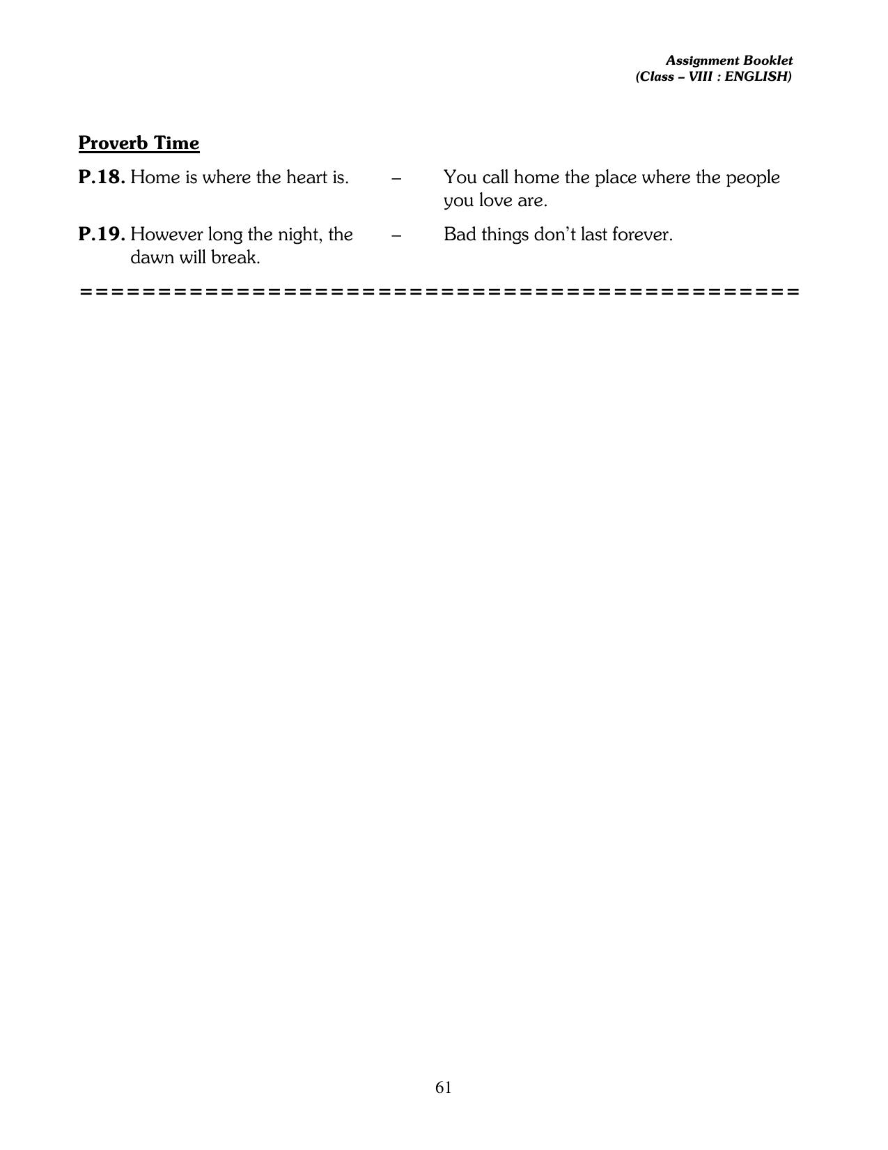 CBSE Worksheets for Class 8 English Assignment 16 - IndCareer Docs