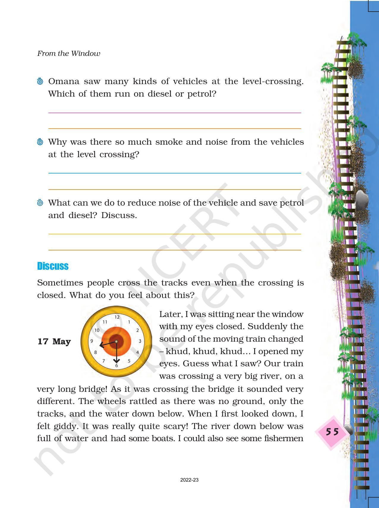 NCERT Book for Class 4 EVS Chapter 7 From the Window - IndCareer Schools