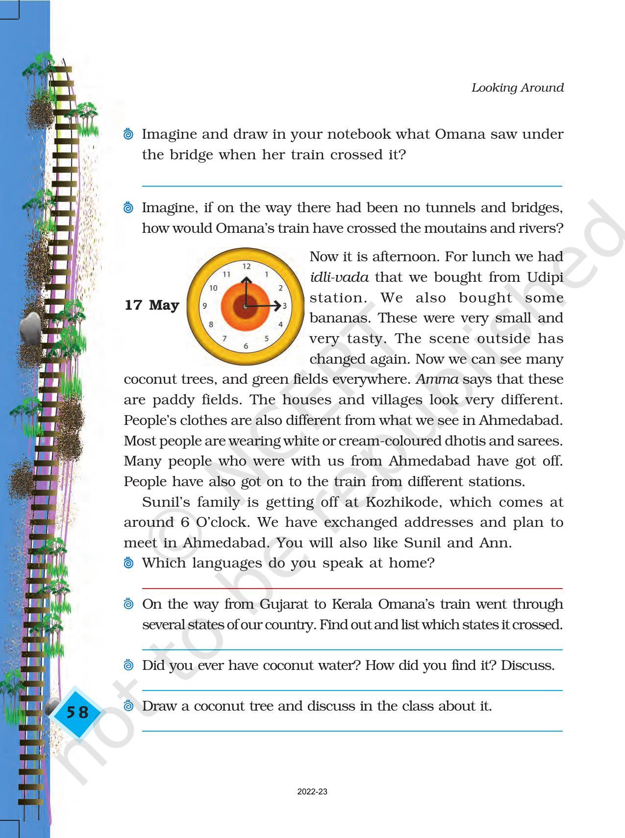 NCERT Book for Class 4 EVS Chapter 7 From the Window - IndCareer Schools