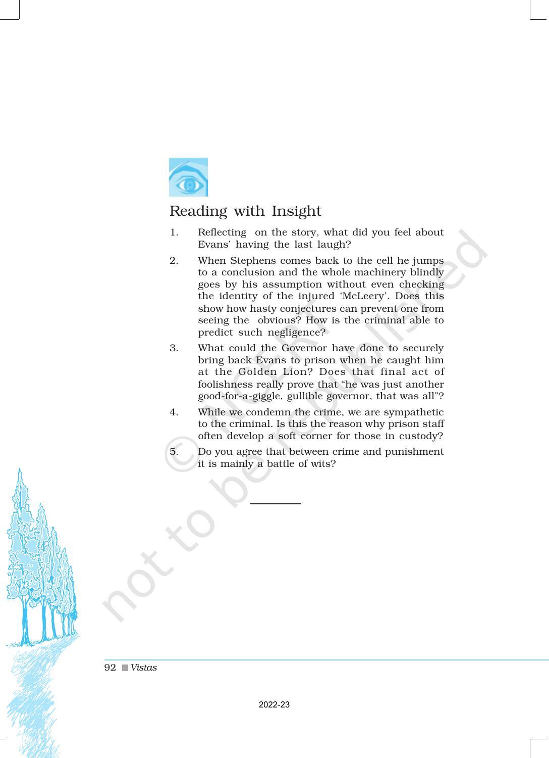 NCERT Book for Class 12 English Chapter 7 Evans Tries an O-level ...