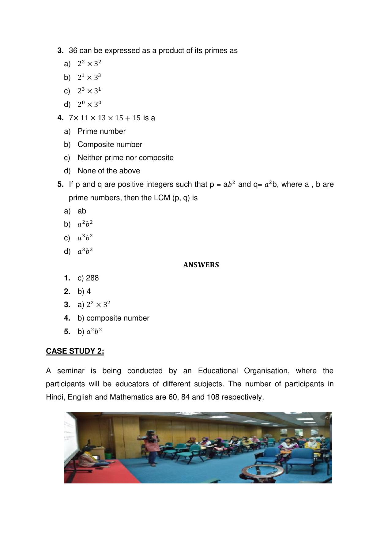 CBSE Class 10 Mathematics Question Bank - IndCareer Docs