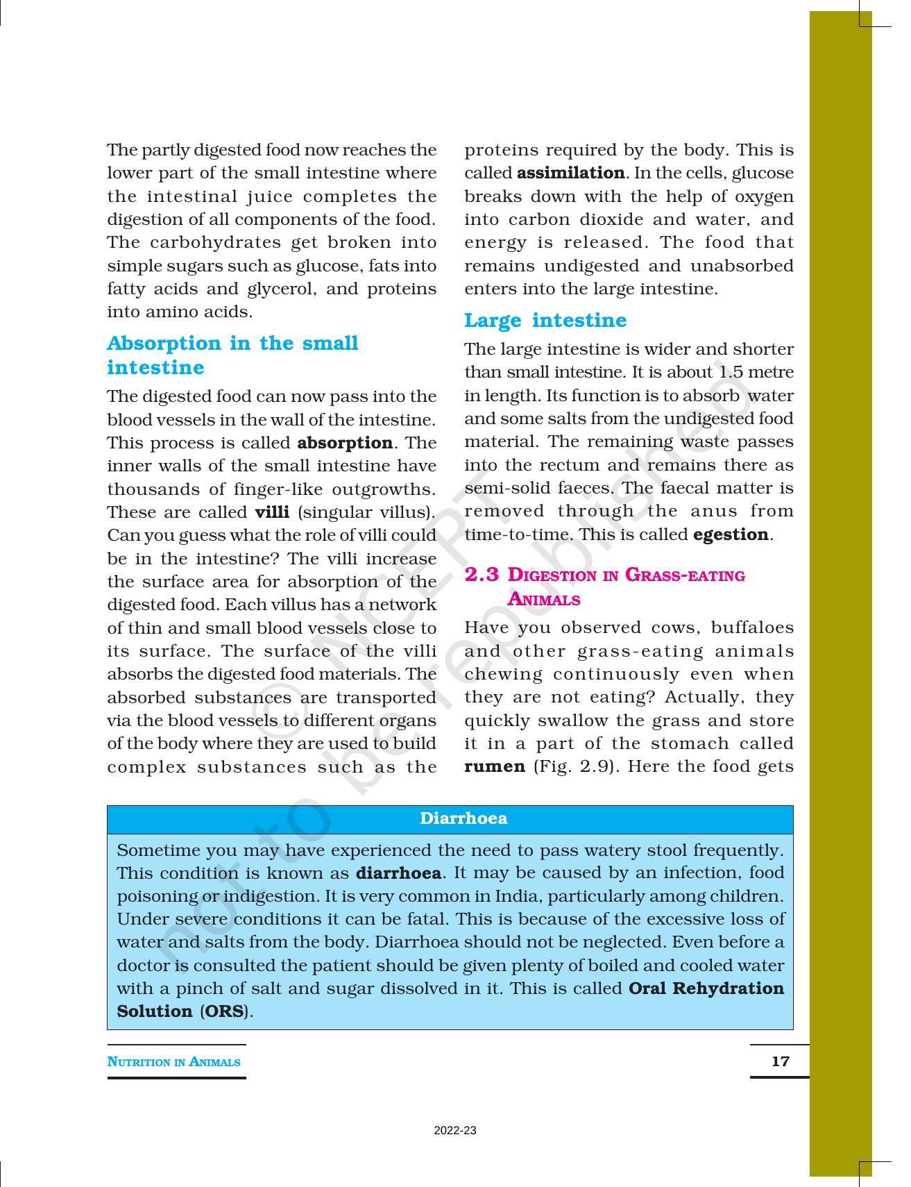 NCERT Book for Class 7 Science: Chapter 2-Nutrition in Animals ...