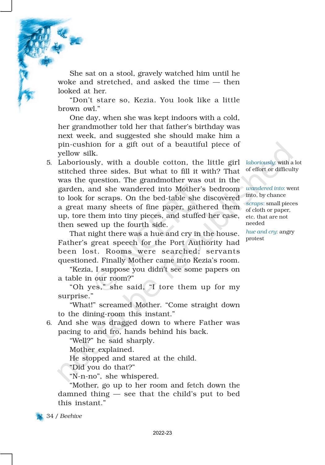 NCERT Book for Class 9 English Chapter 3 The Little Girl