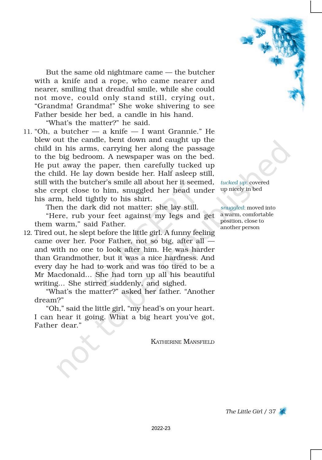 NCERT Book for Class 9 English Chapter 3 The Little Girl