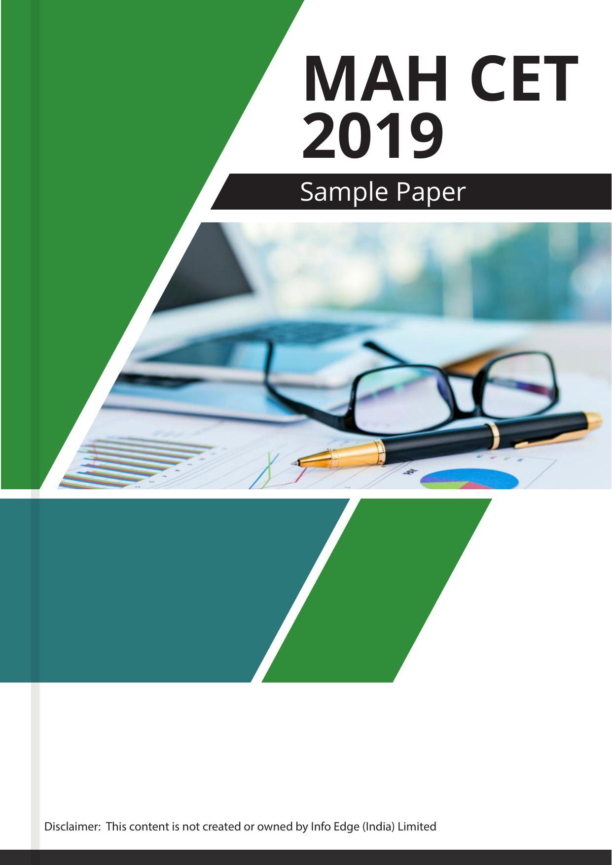 MAH MBA CET 2019 Question Paper - IndCareer Docs