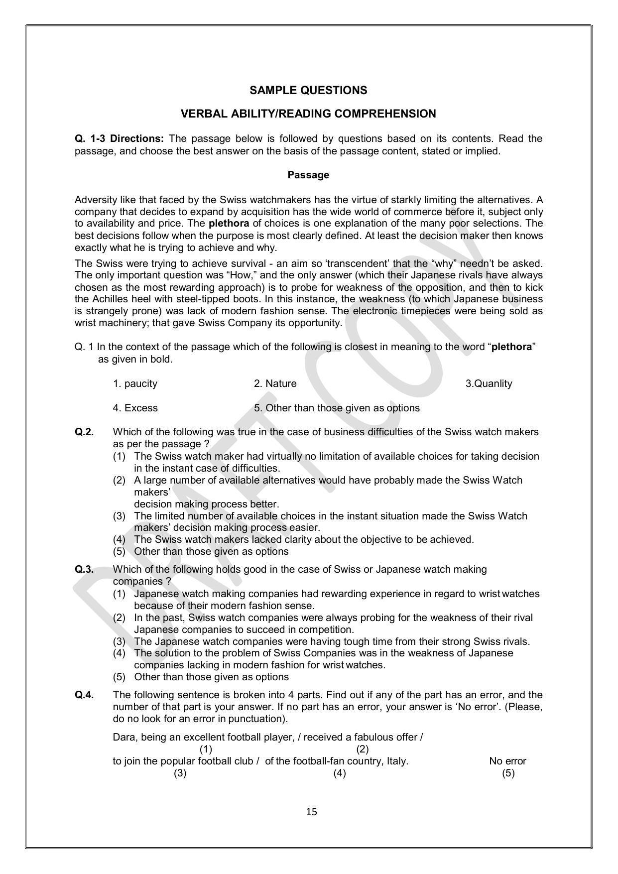 MAH MBA CET 2019 Question Paper - IndCareer Docs